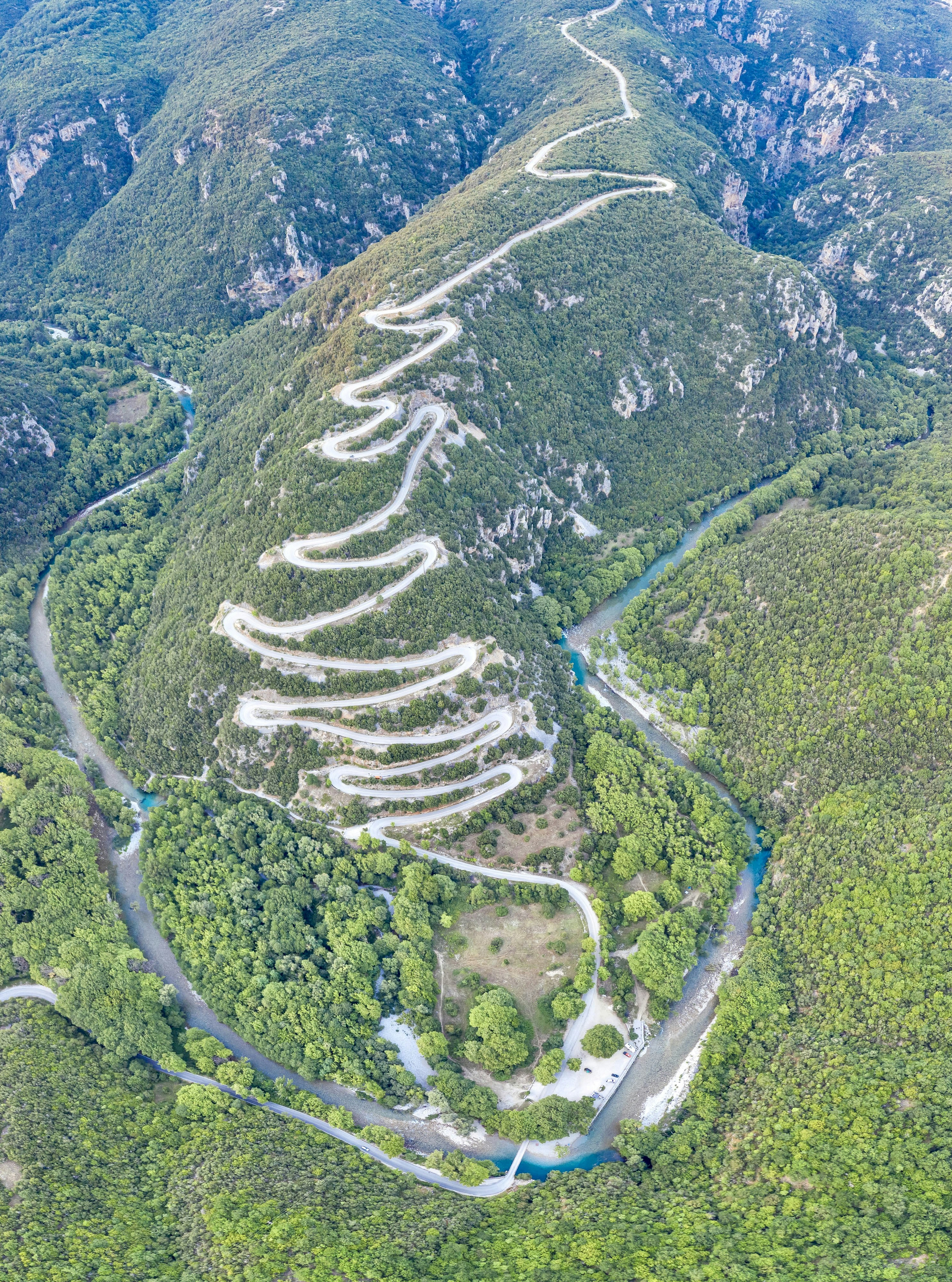 Switchback Sonata Along a Verdant Mountain Ridge
