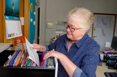 Color-Coded Quiet: An Archivist Reorganizes a Filing Cabinet Drawer