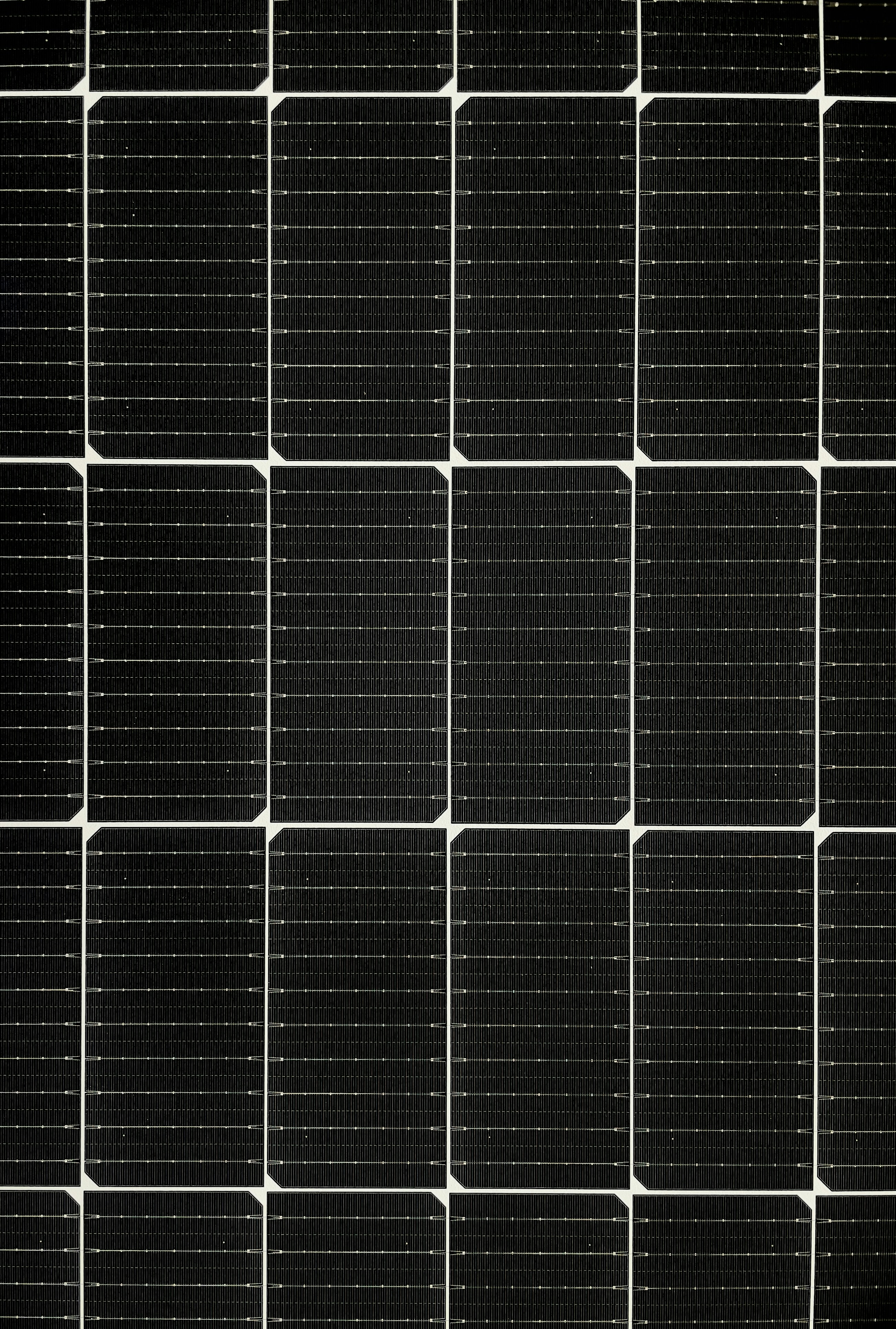 Black Solar Panel Texture
