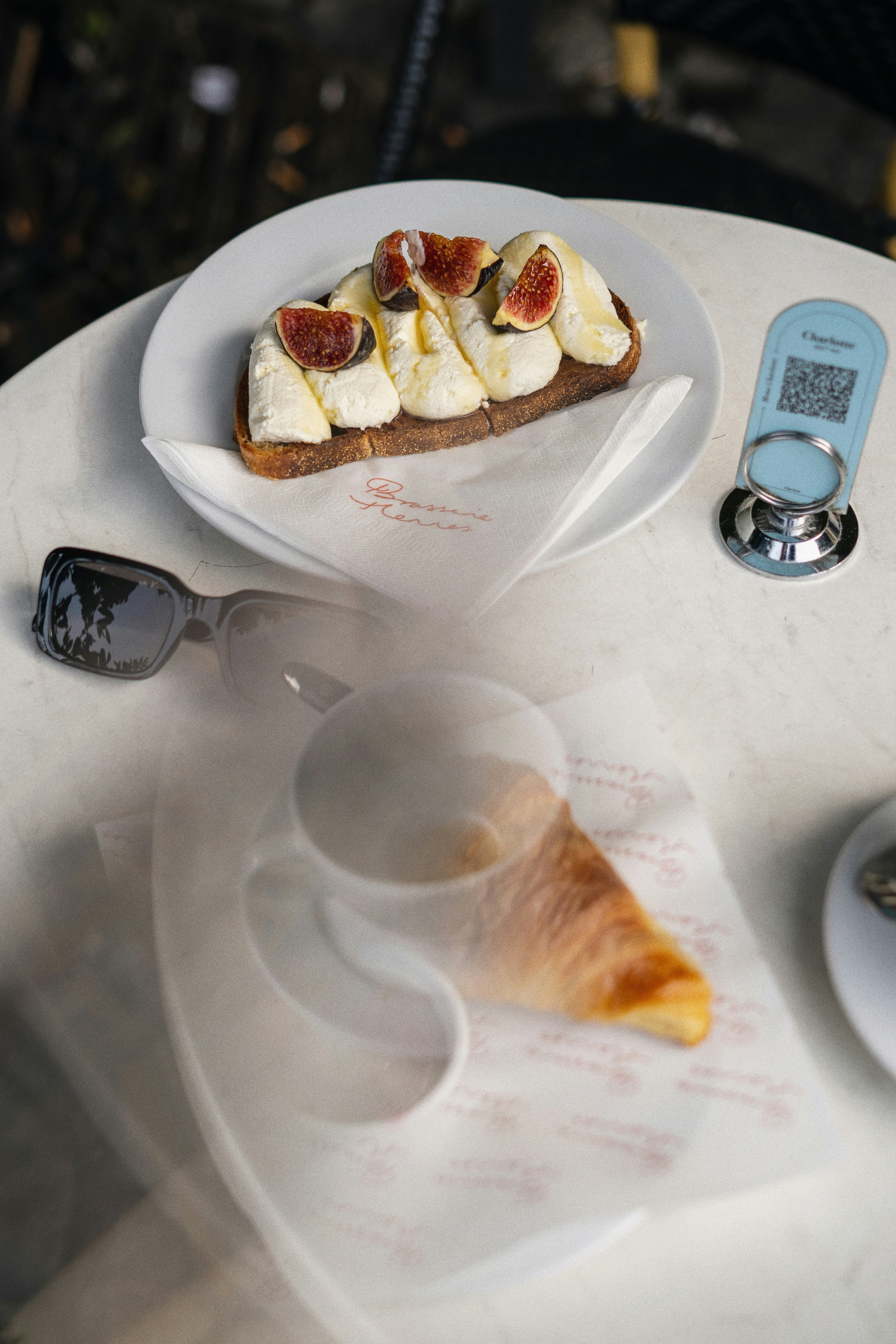 Morning Delights on a Café Table
