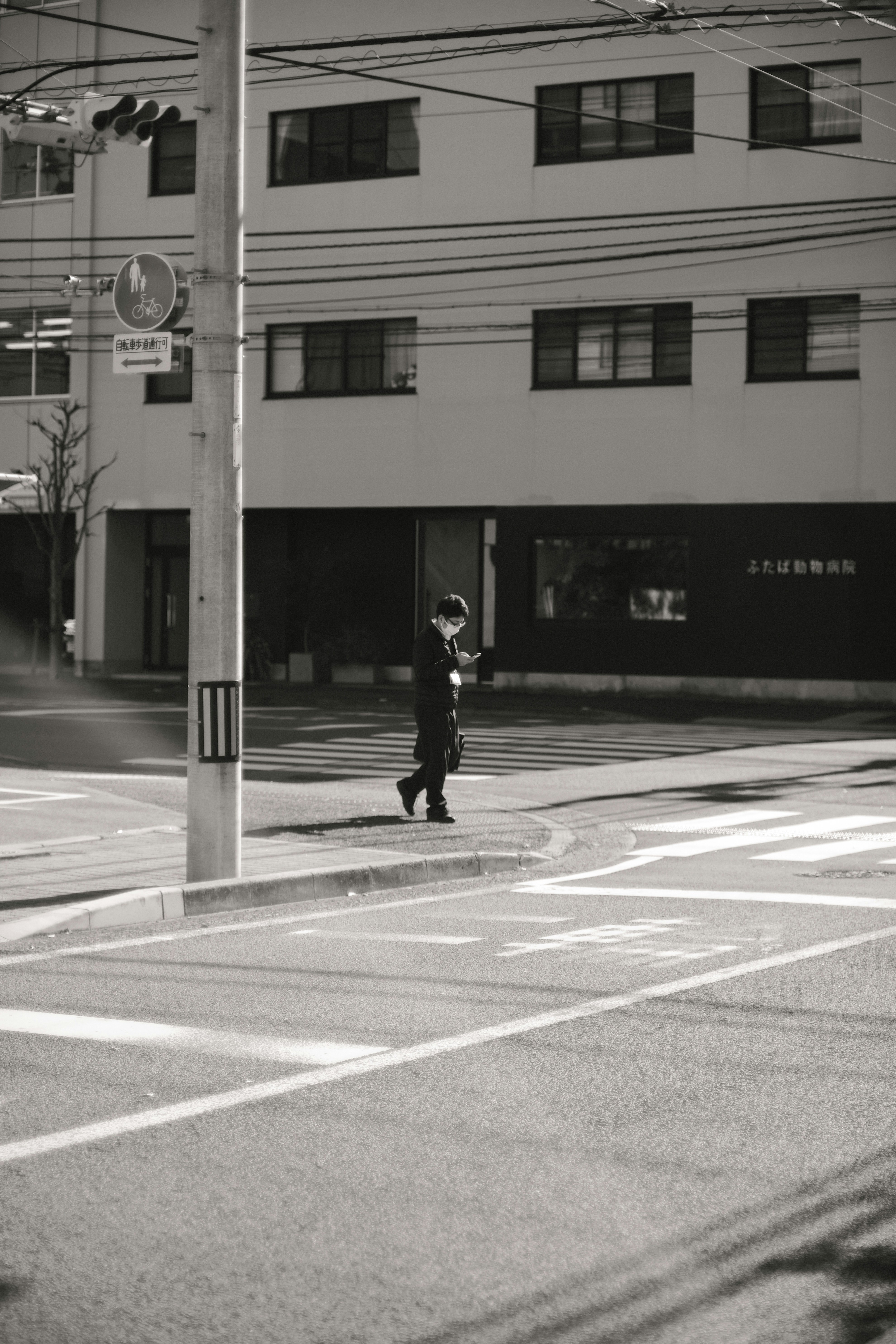 A person standing on a street corner photo – Free Road Image on Unsplash