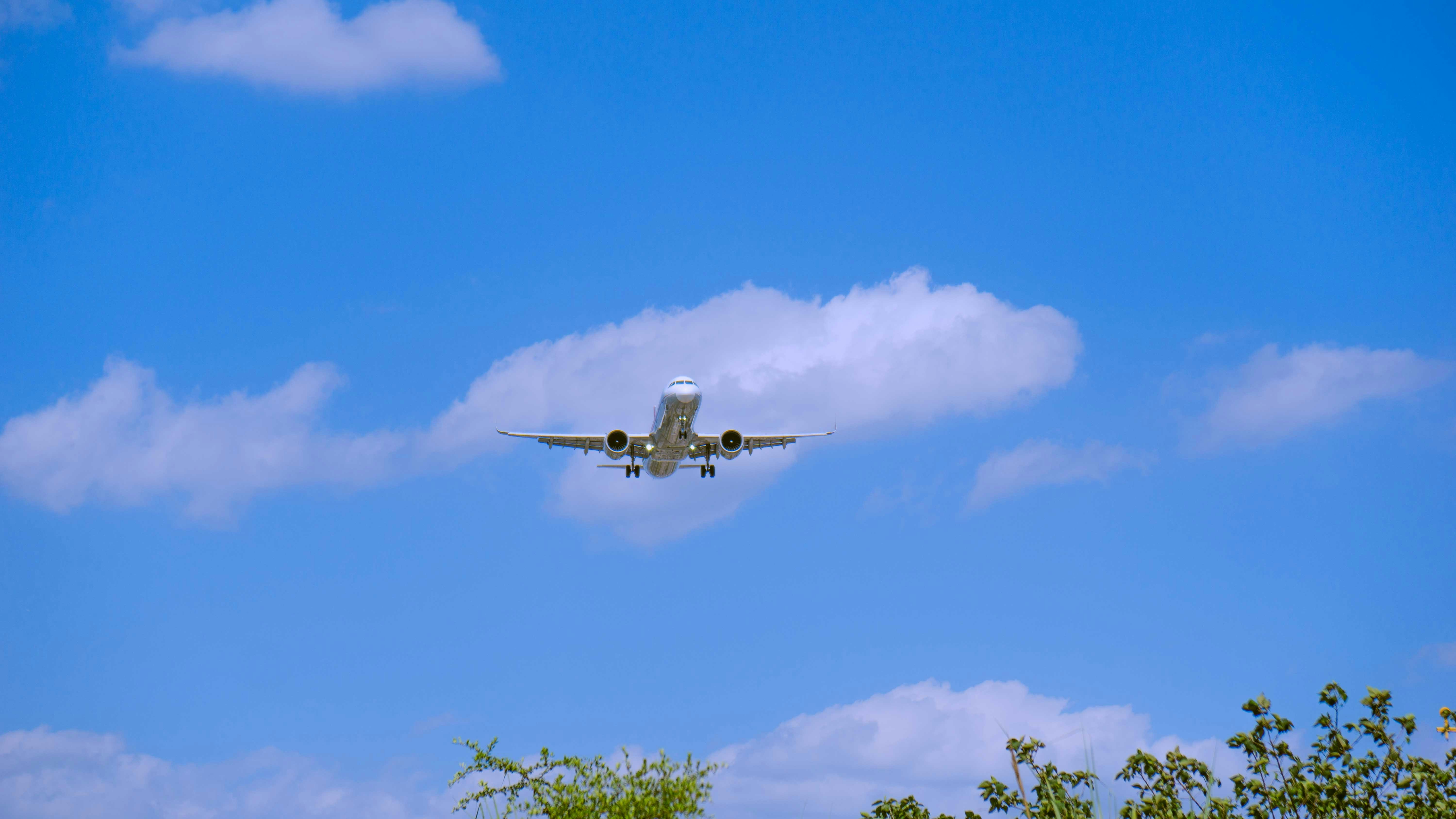 An airplane flying in the sky photo – Free Chongqing jiangbei ...