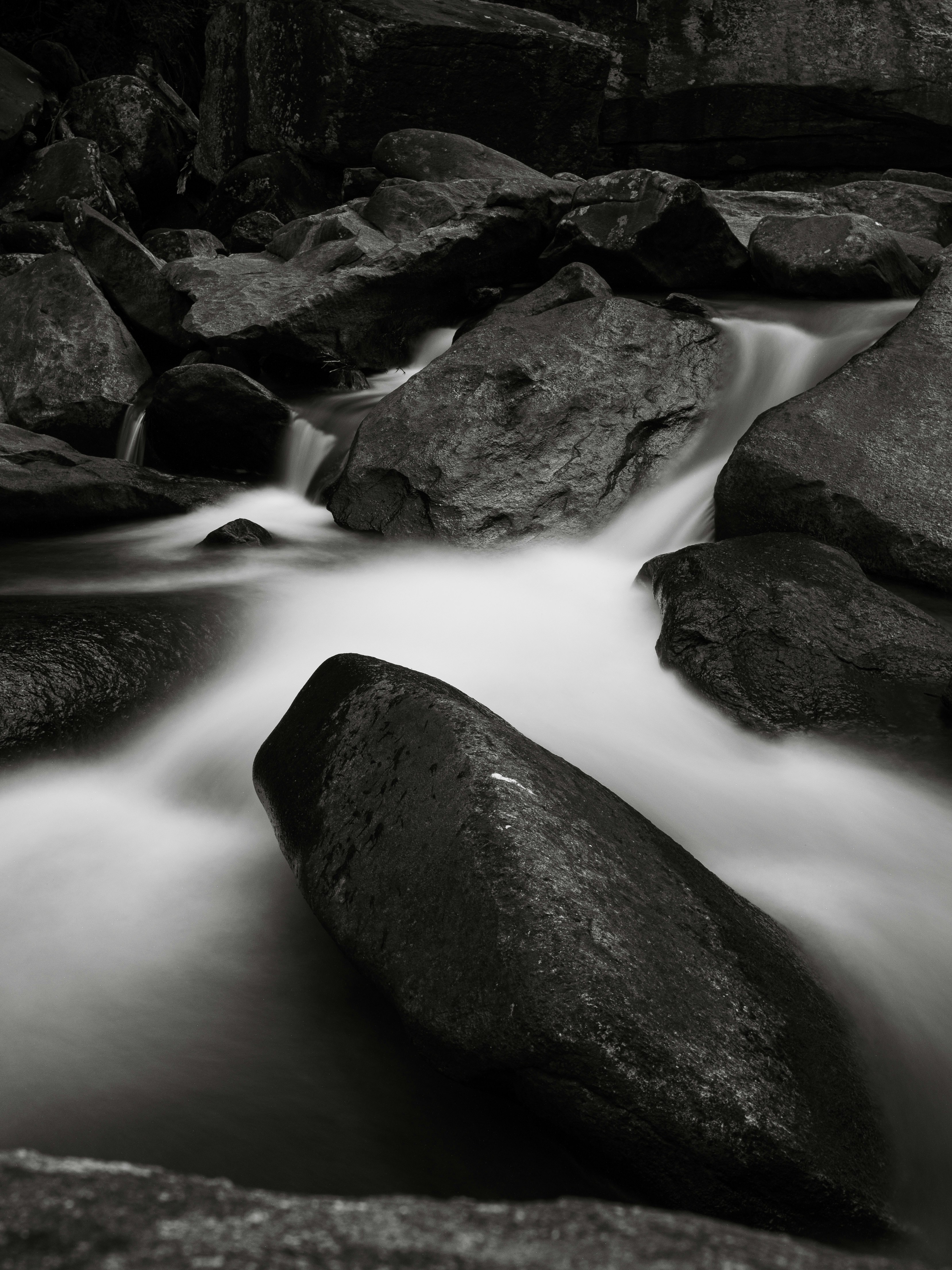 Whispering Currents over Weathered Granite