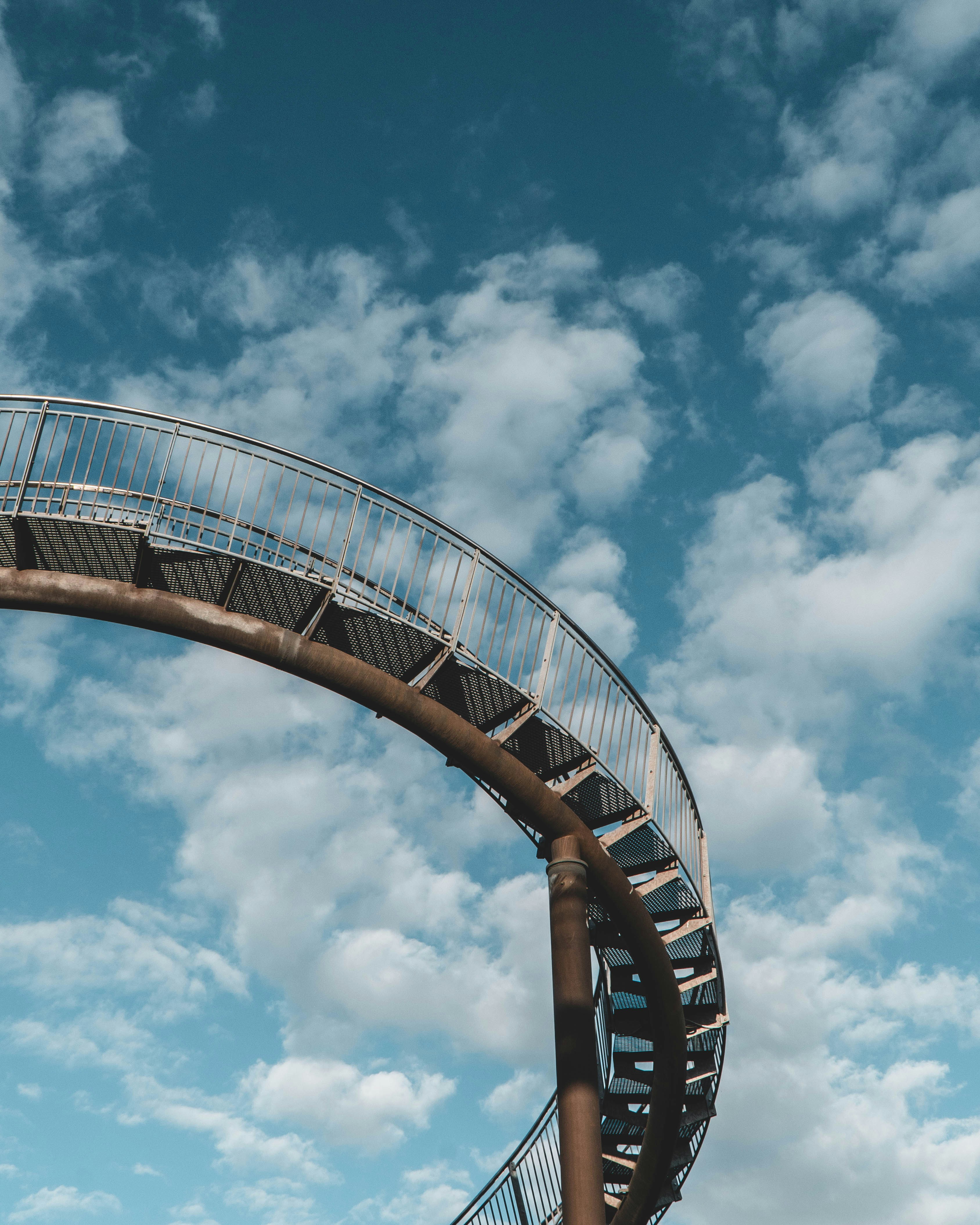 a large roller coaster
