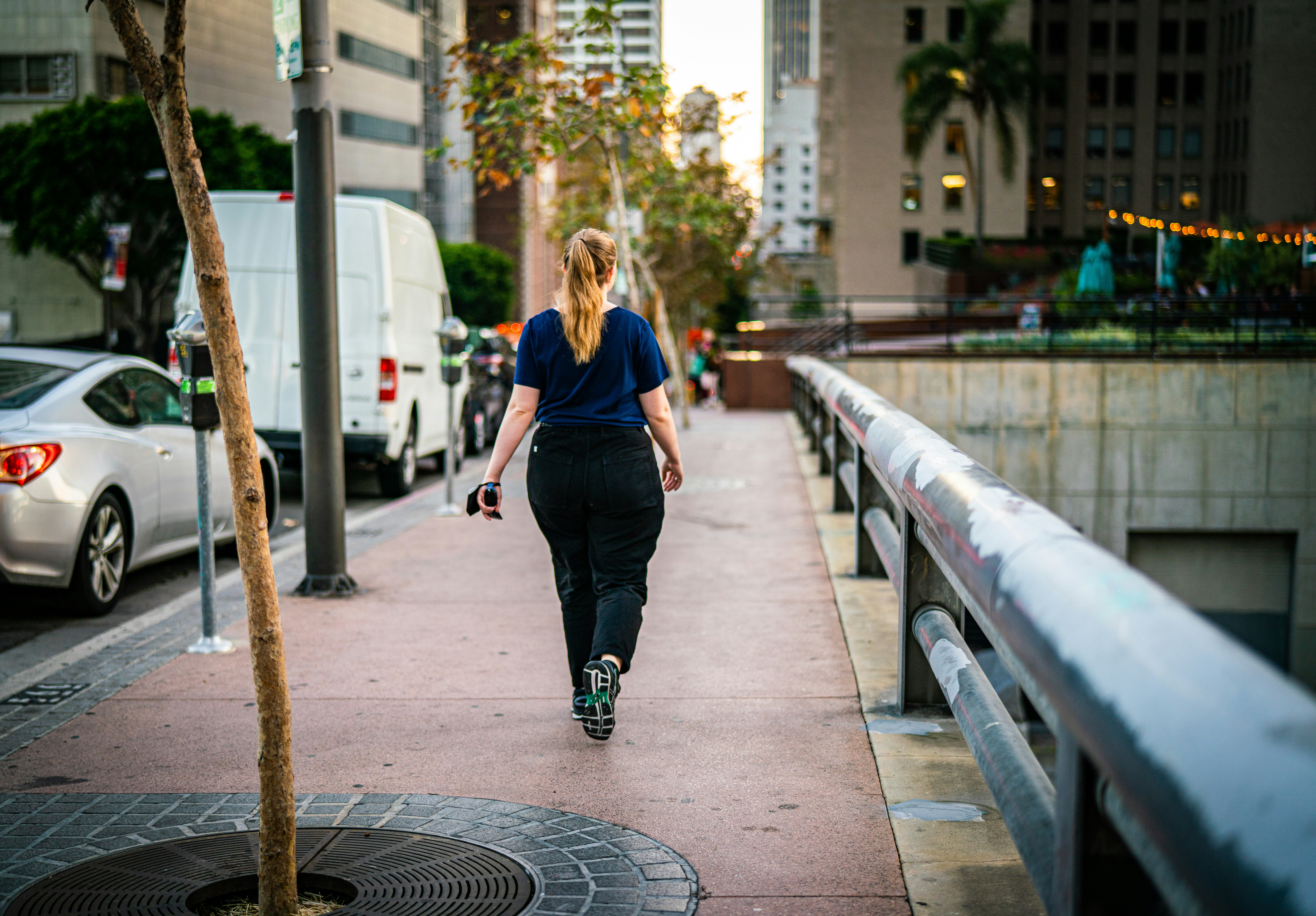 Stride in the City: A Walk Along the Riverside Promenade