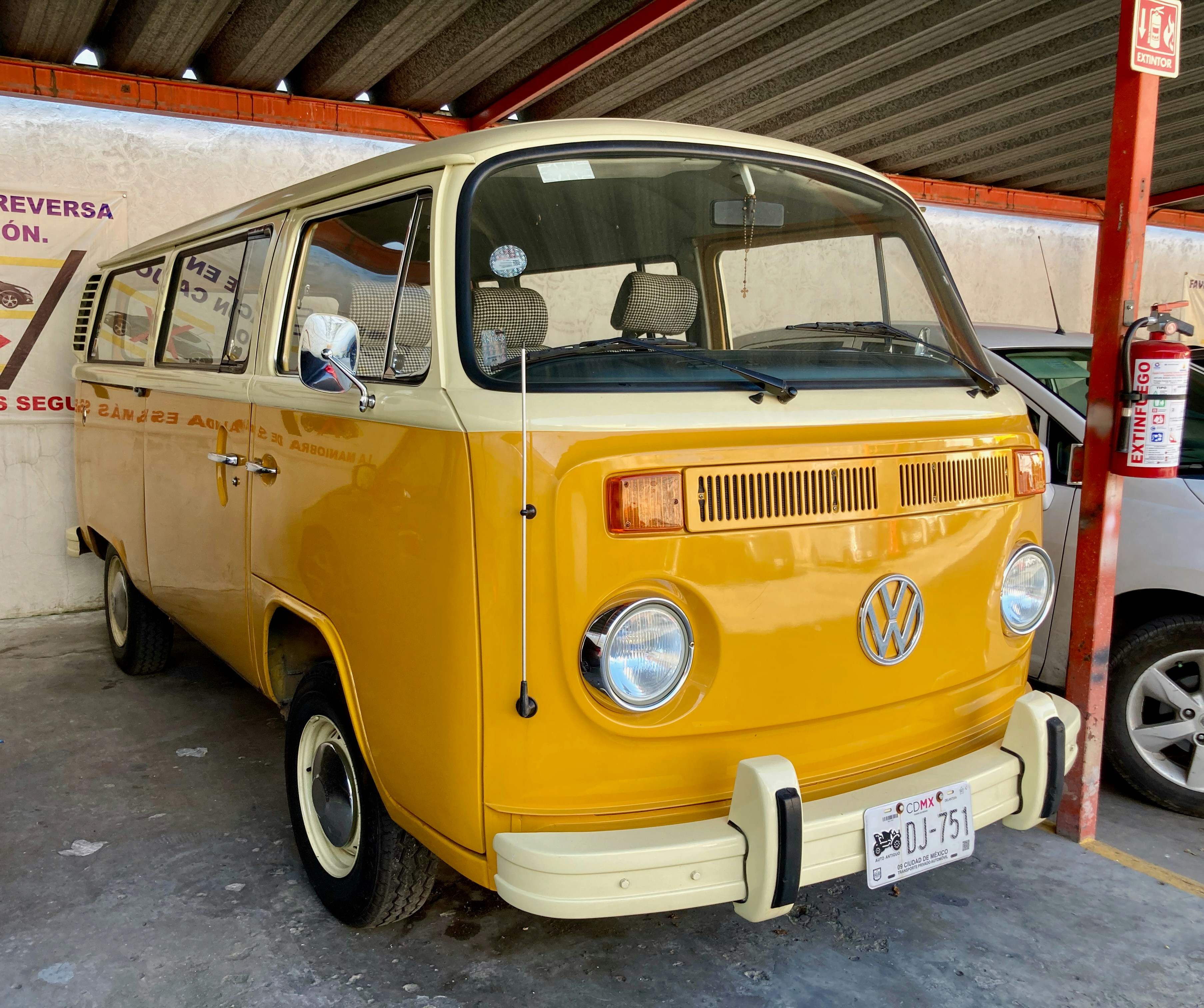Vintage Volkswagen or VW mini van