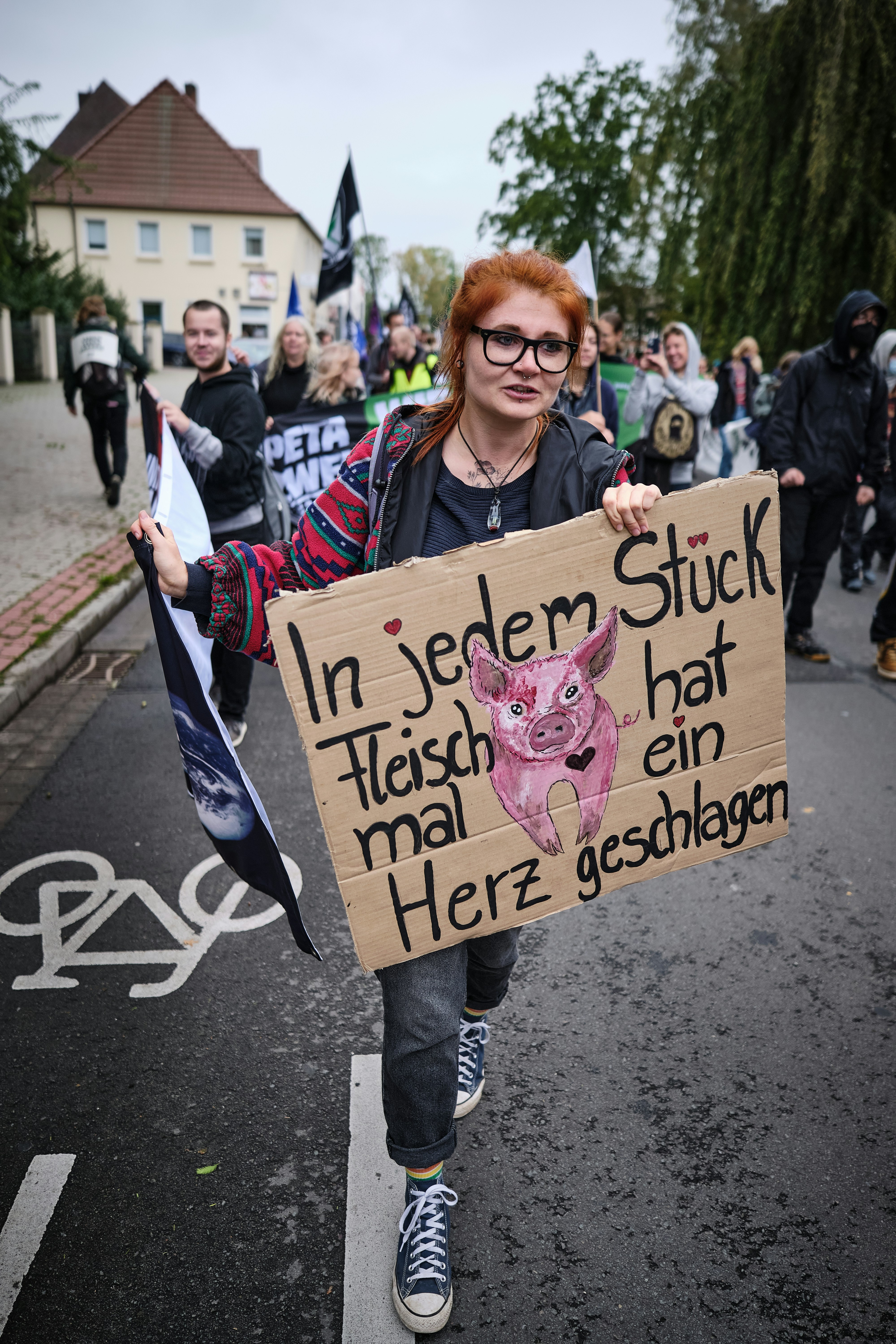 Gemeinsam gegen die Tierindustrie, Demo in Vechta - 24.09.2022