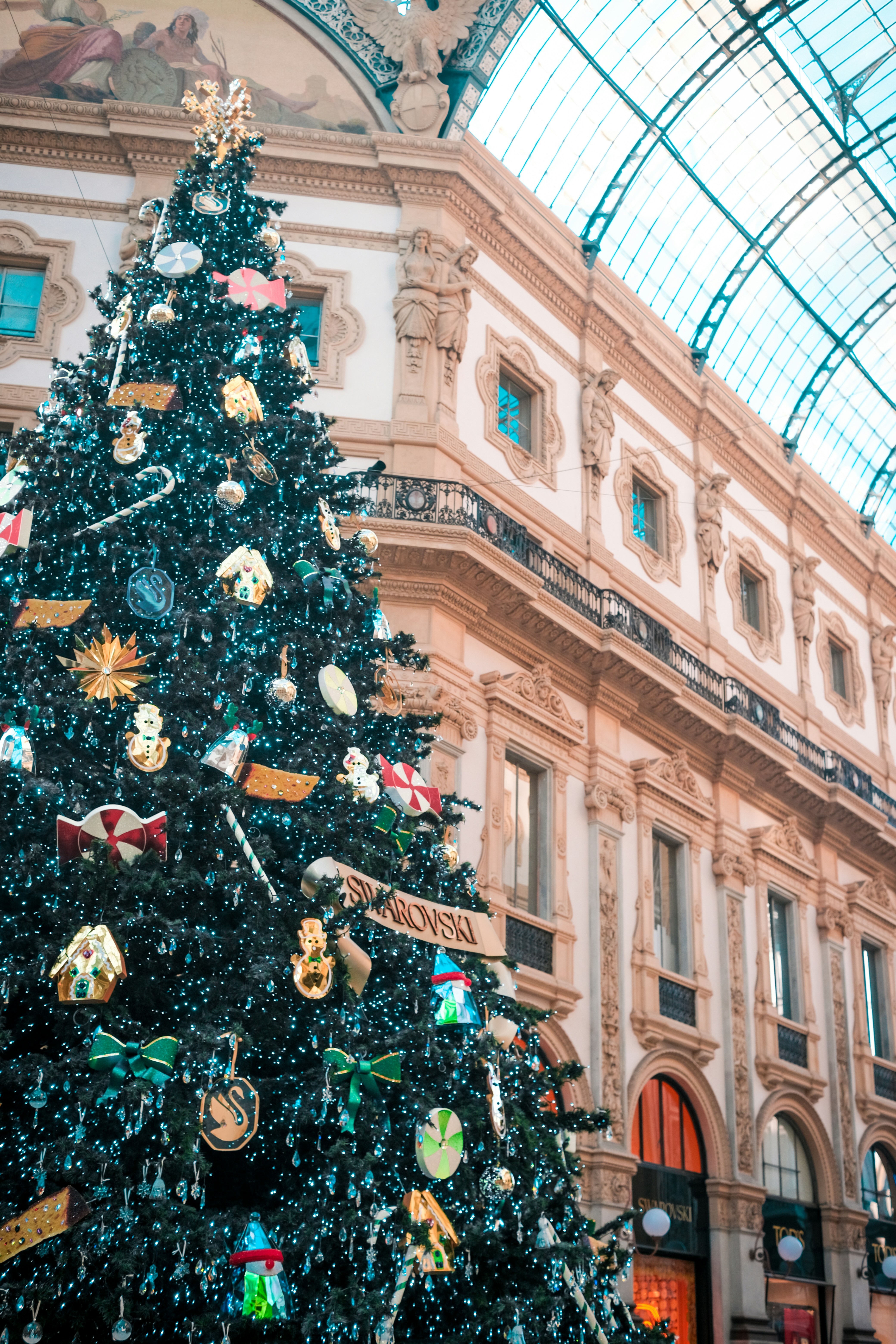 Christmas tree in Milano.