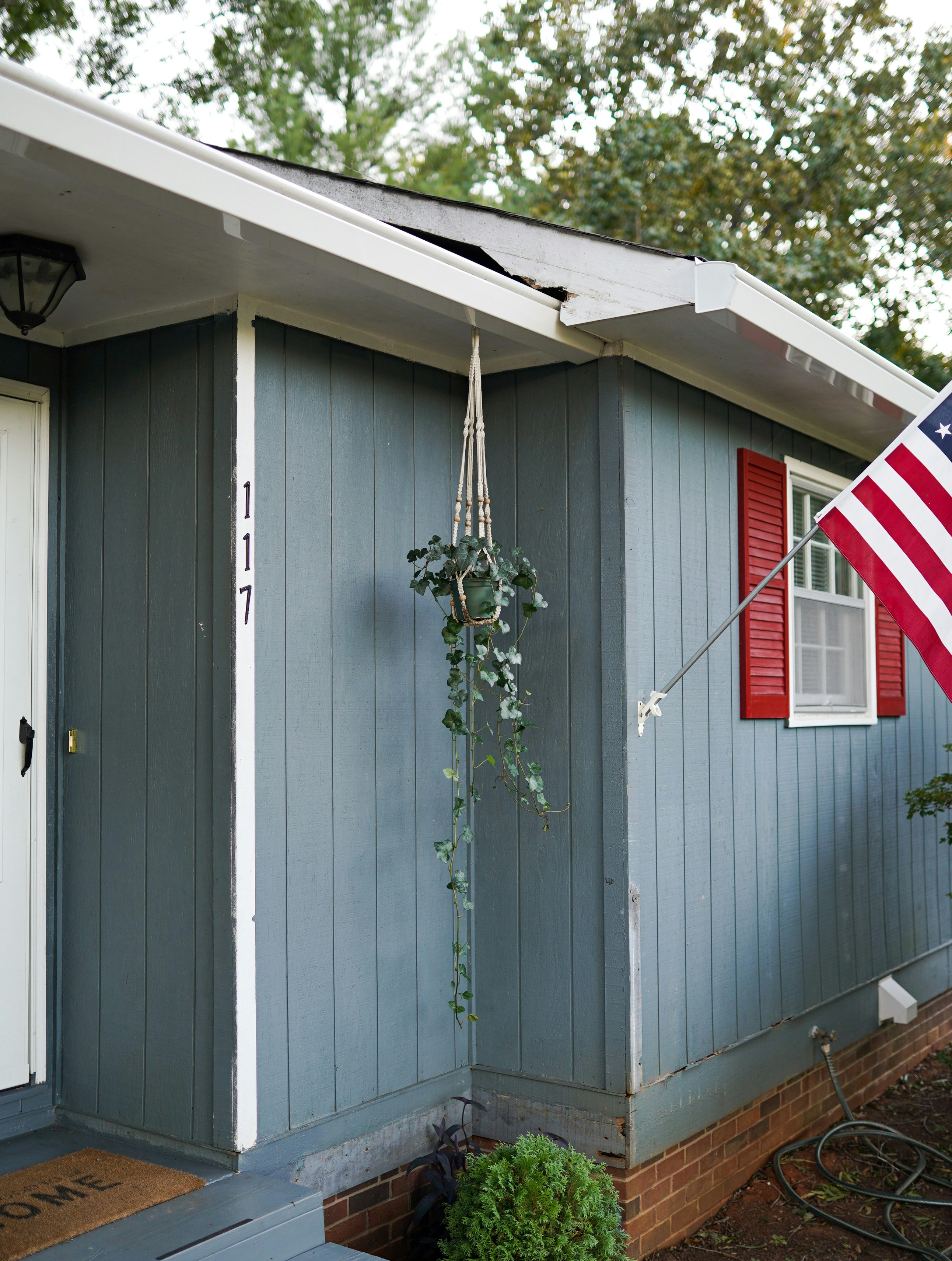 front of American home in North Carolina