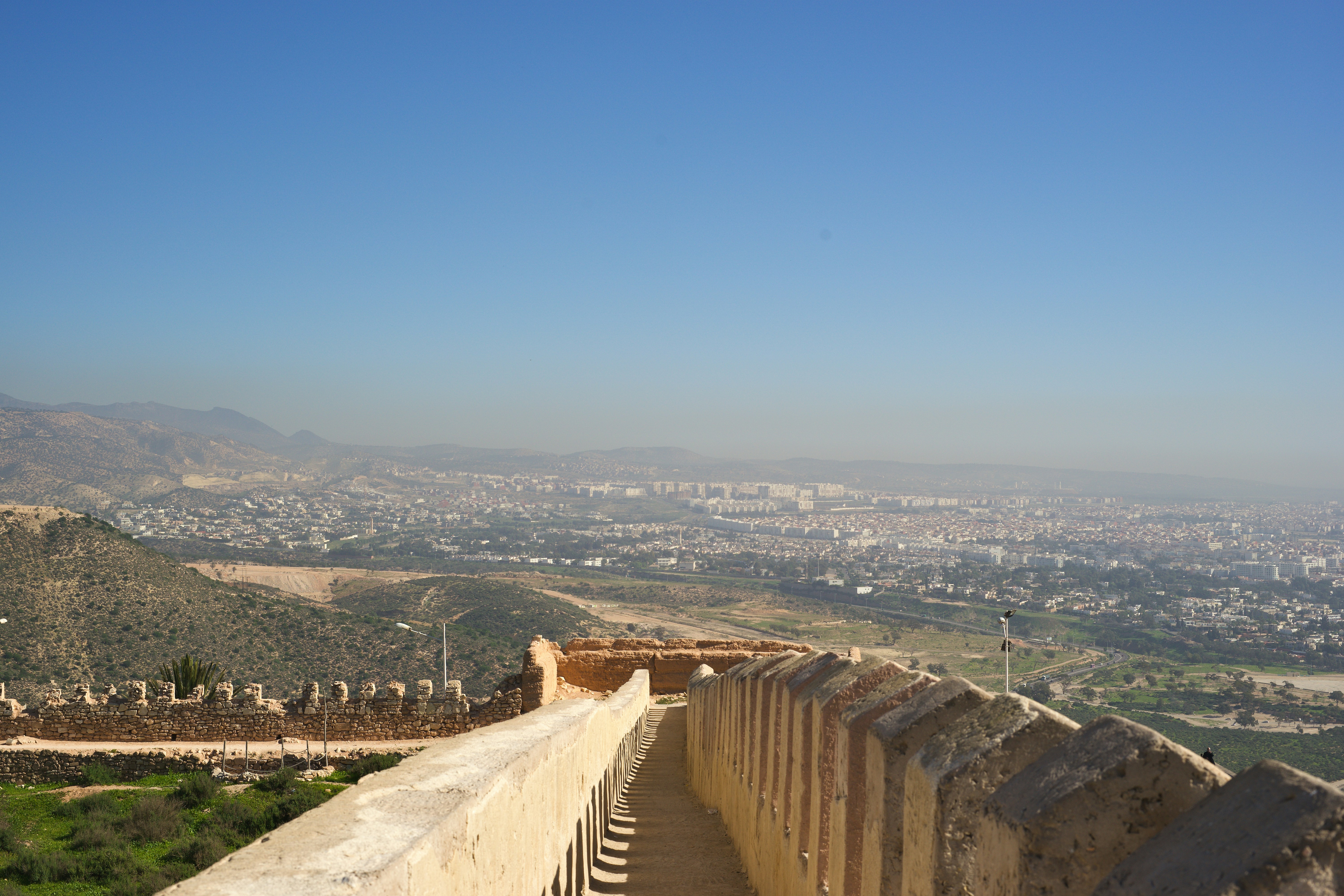 Ancient Walls Overlooking Modern Horizons