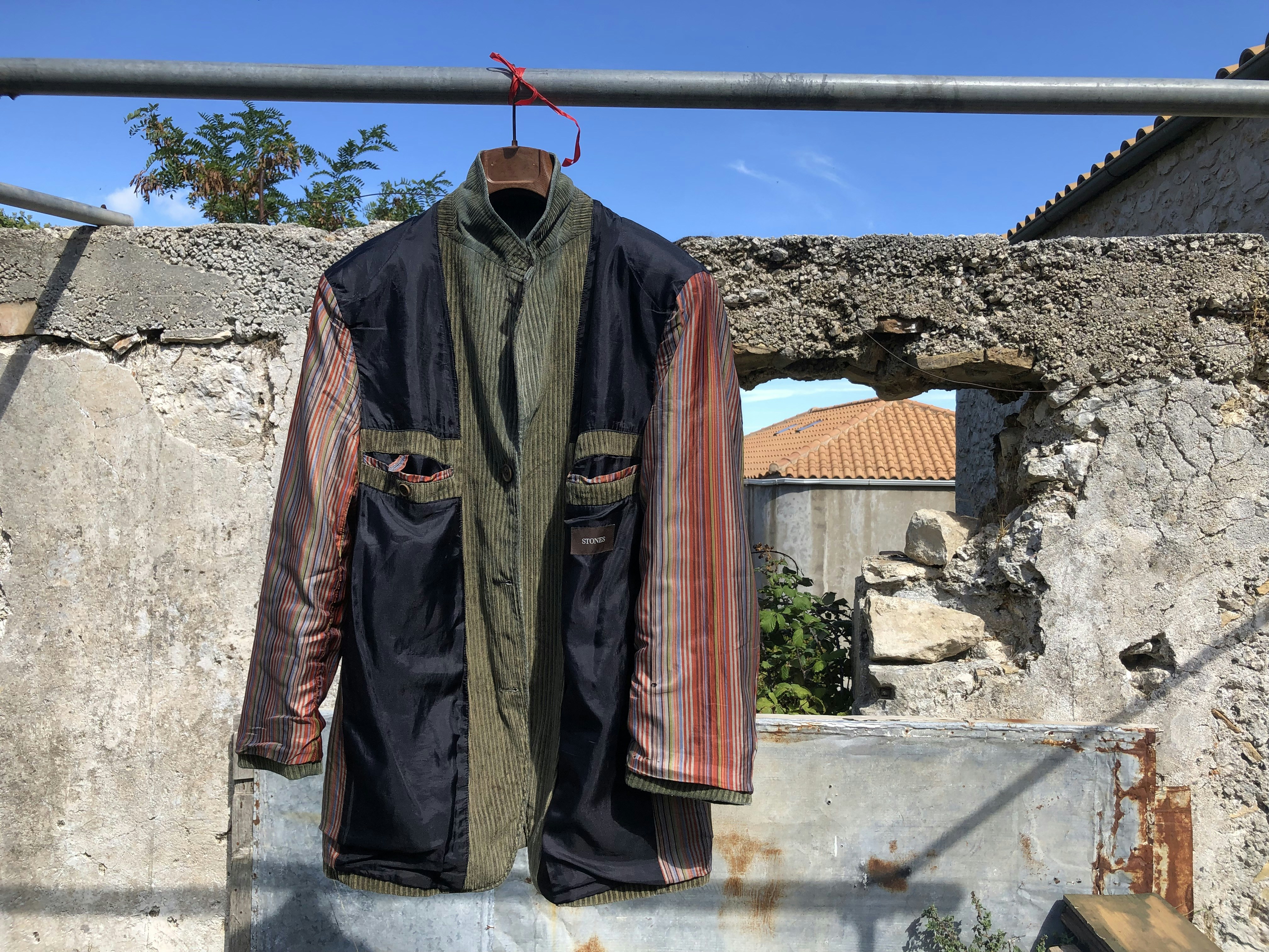 Jacket hanging out to air.