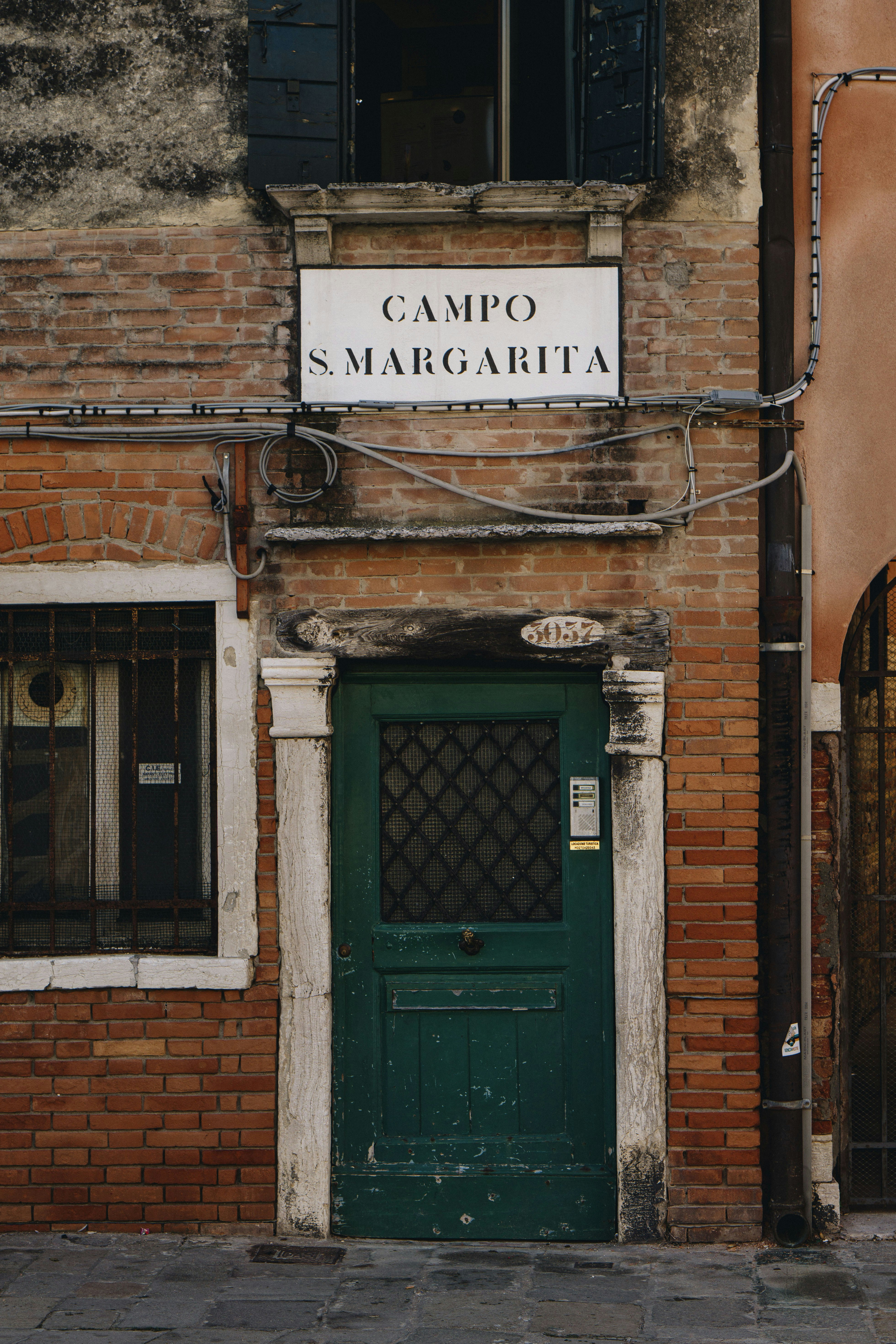 a sign on a building