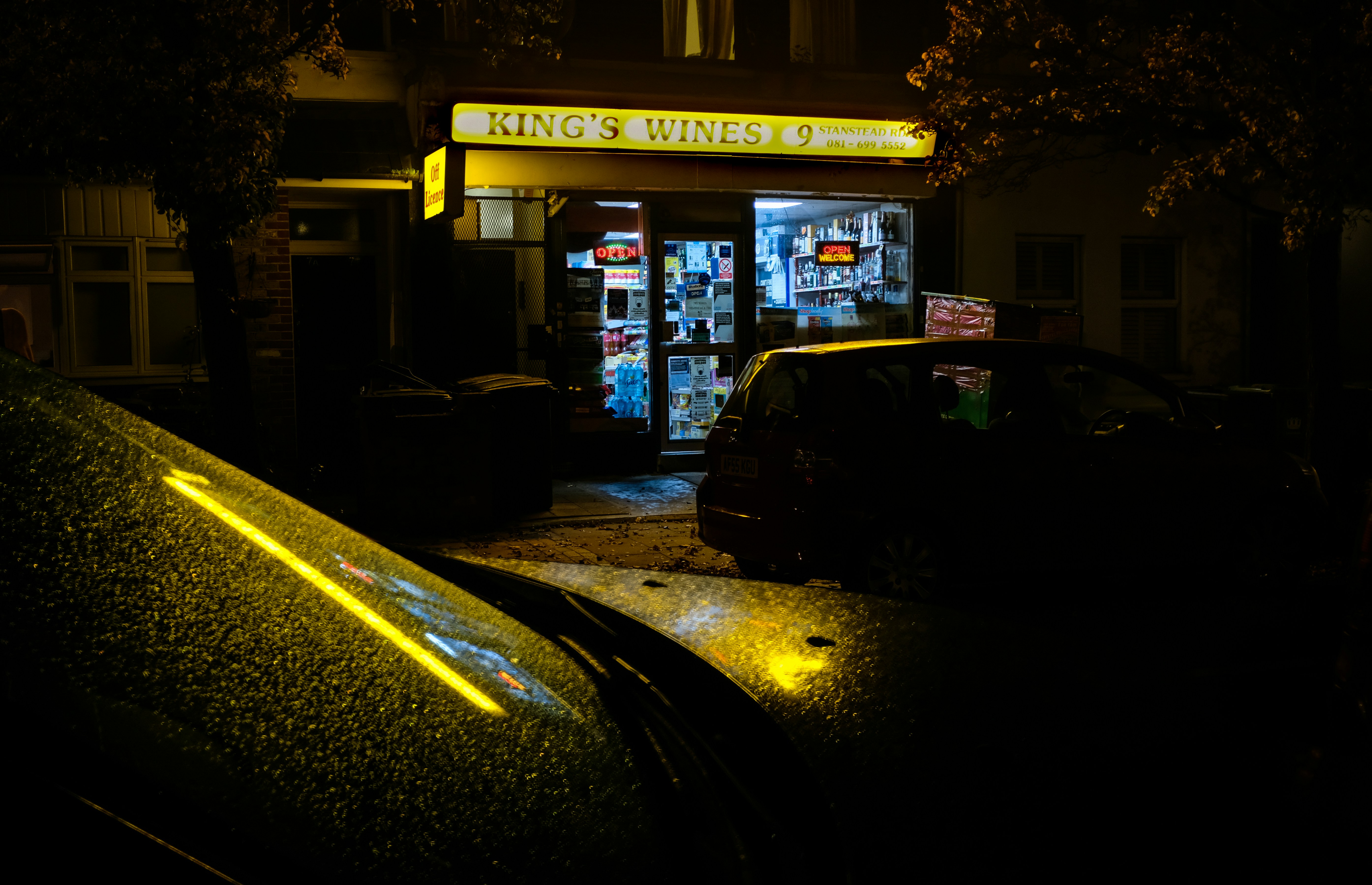 Nocturnal Oasis: A Glimpse into Urban Convenience