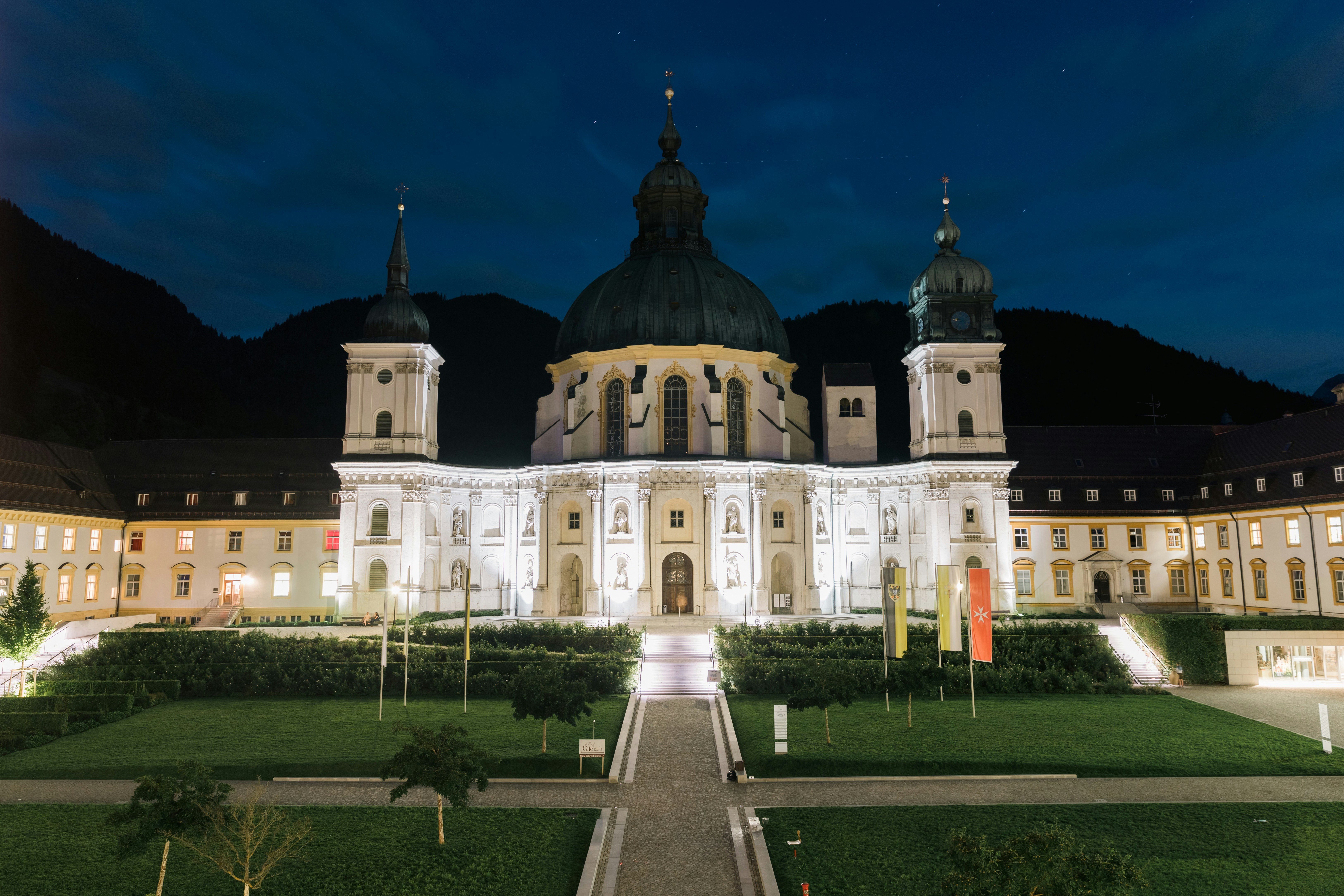 Benediktinerabteil Ettal, a historical monastery in Bavaria, Germany.