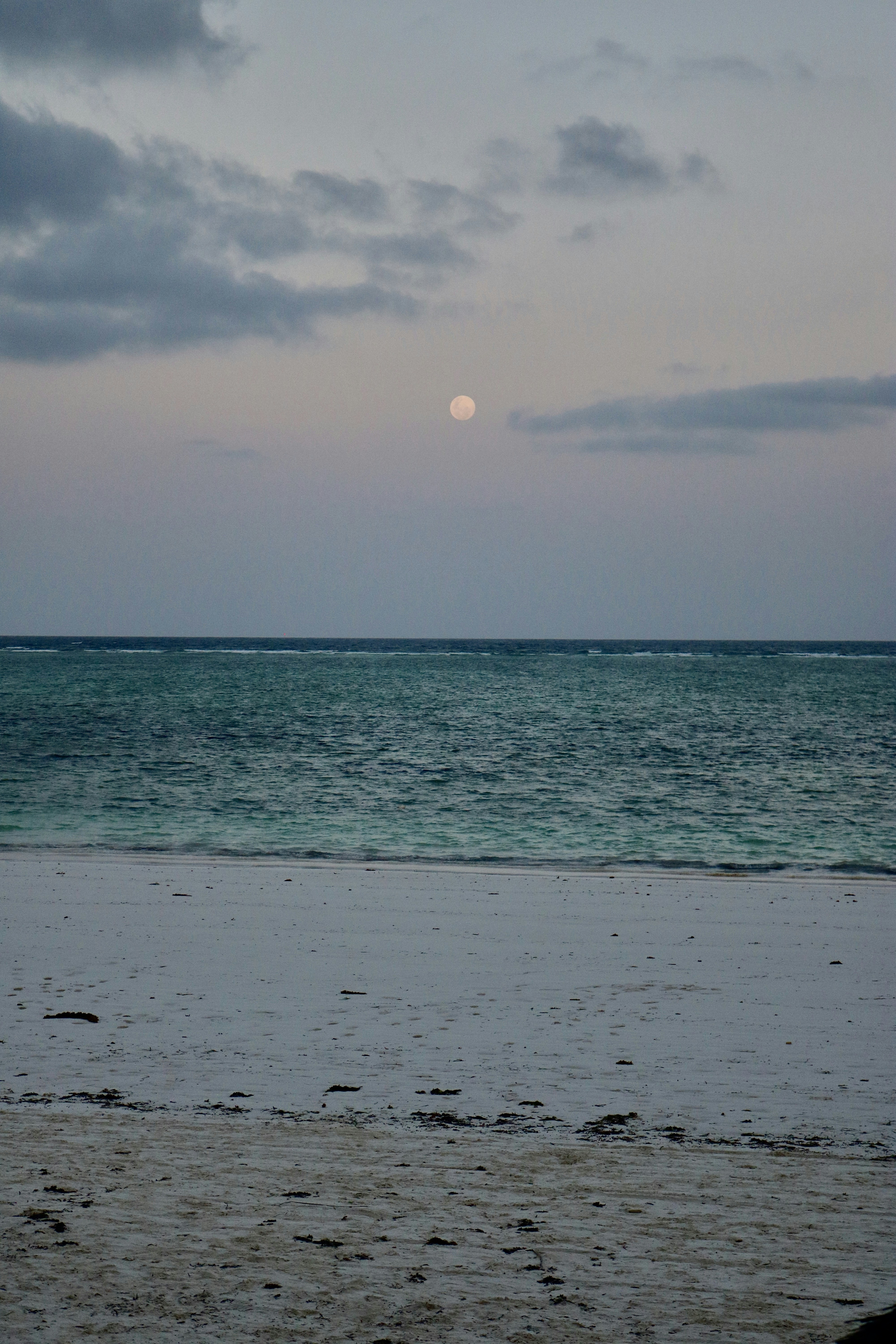 Sky Beach Moon