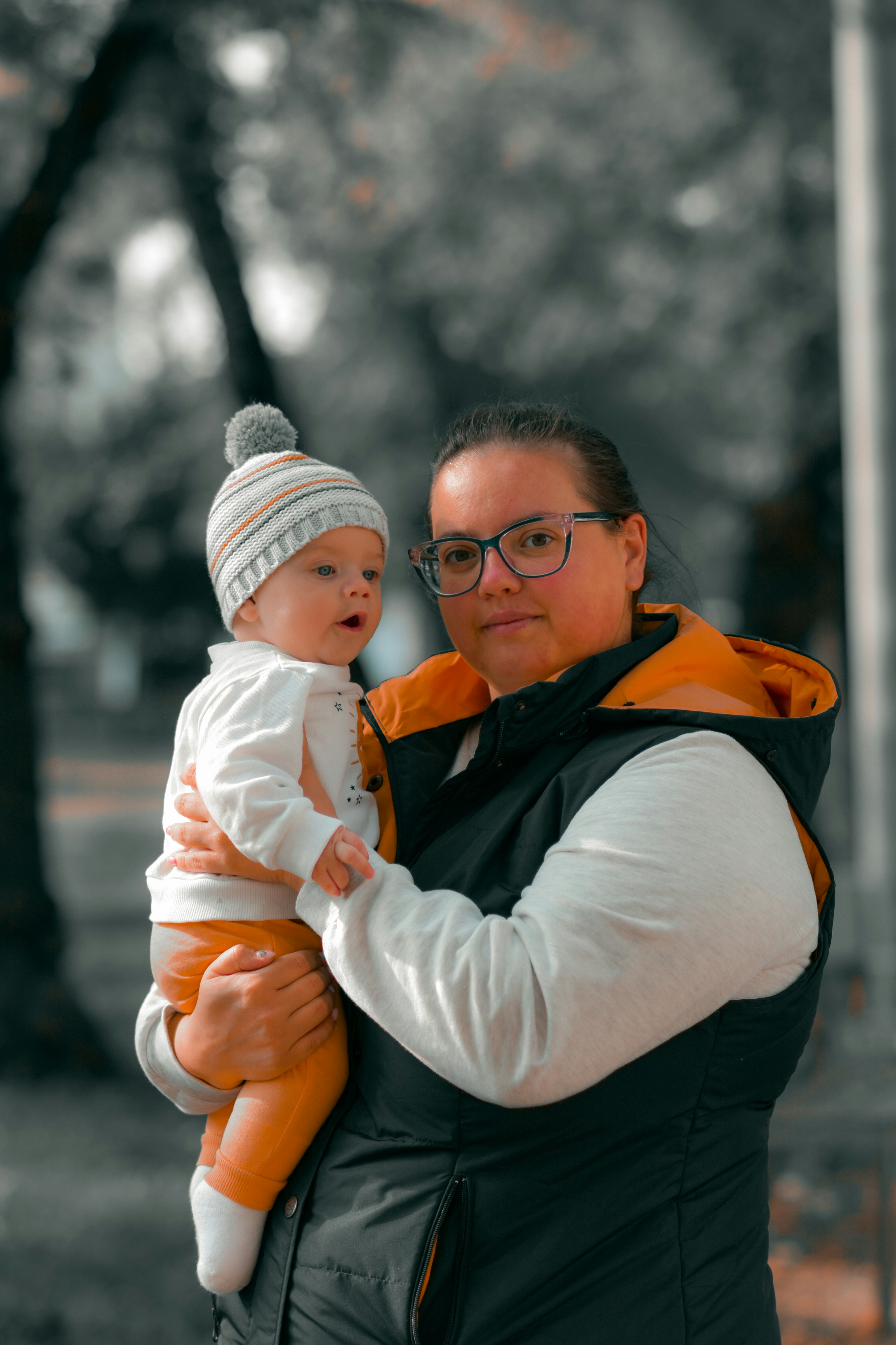 Autumn Stroll with a Little Explorer