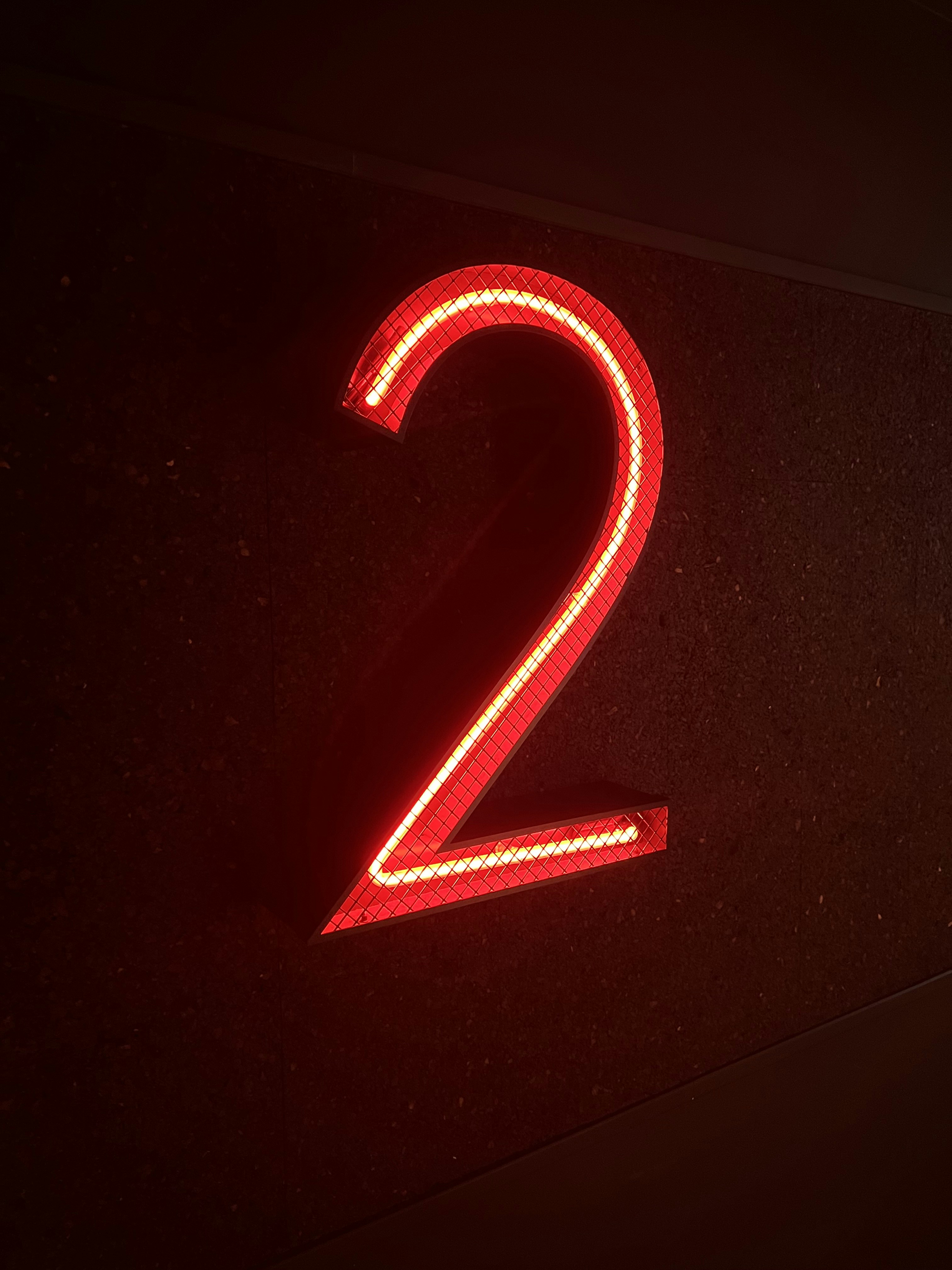 Crimson Neon '2': Quiet Edge on Asphalt