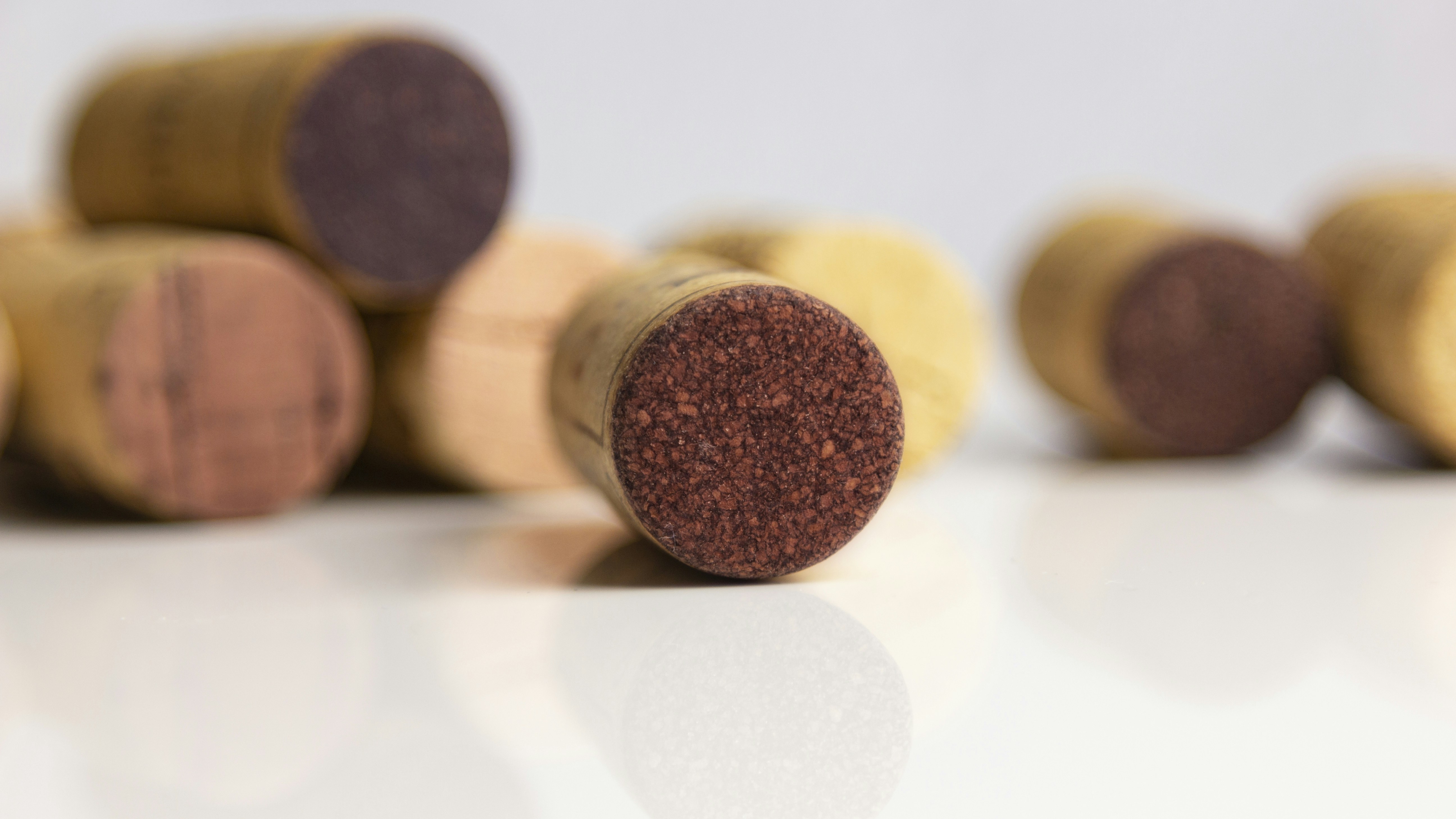 One Cork in Focus: A Quiet Still Life of Light and Reflection