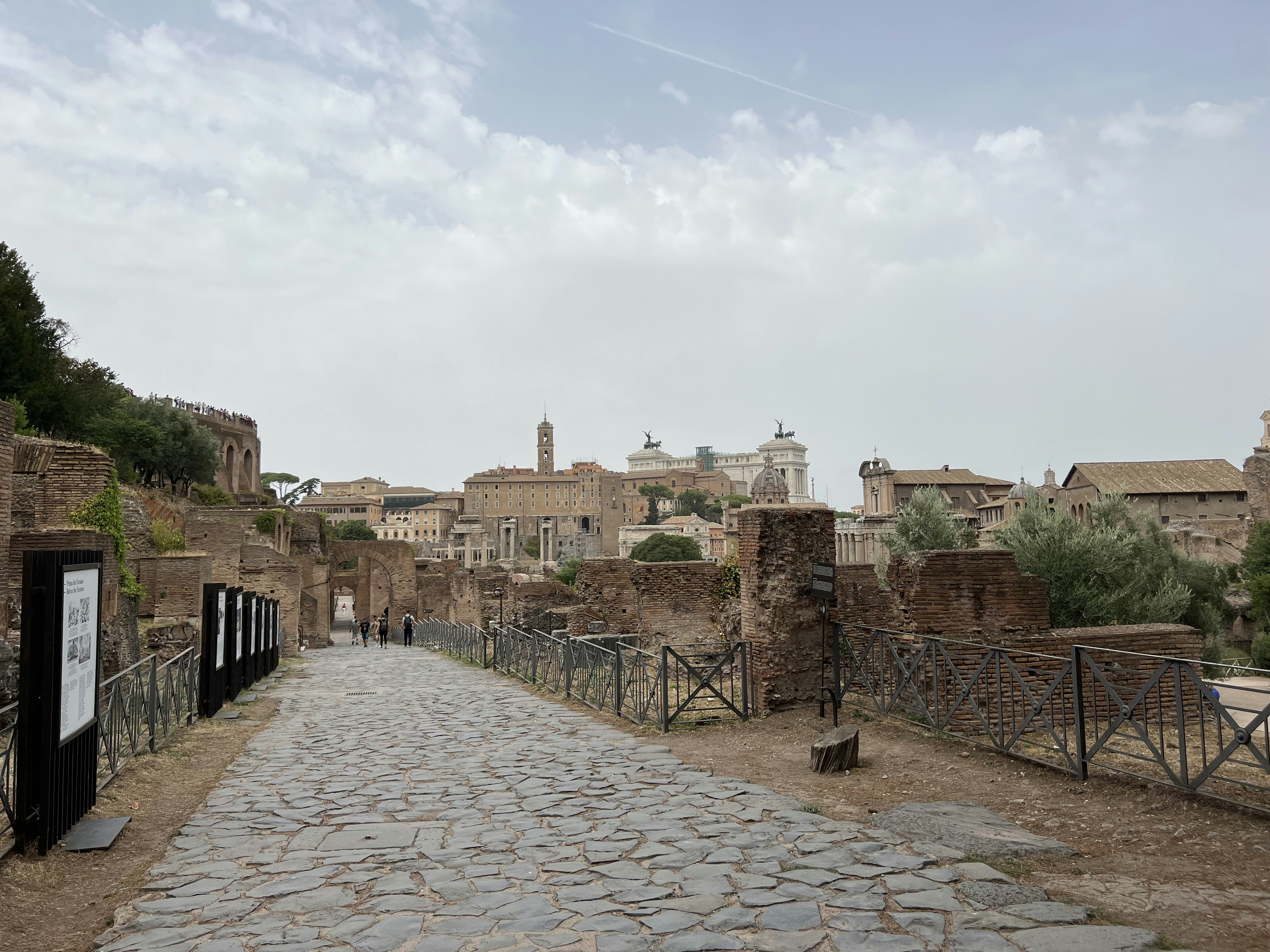 Ancient Promenade: Stone Calle and Timeless Ruins