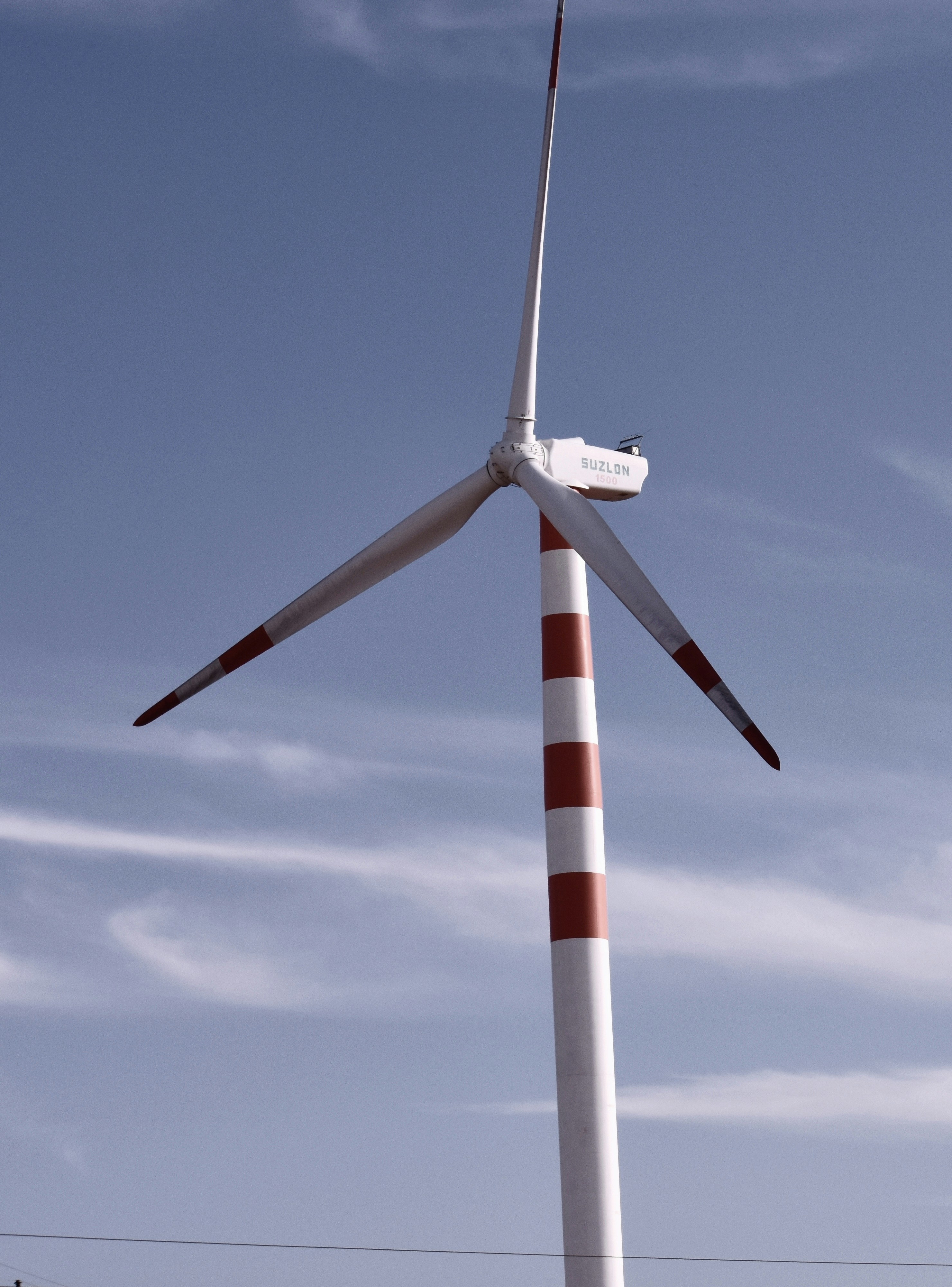 A windmill with a red and white stripe photo – Free Rajasthan Image on ...