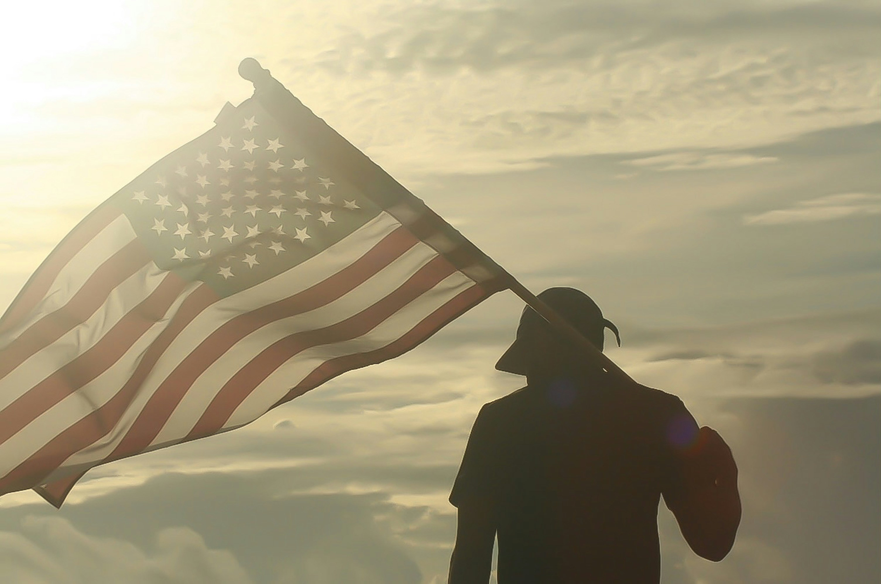 A person standing in front of a flag photo – Free Cape canaveral Image ...