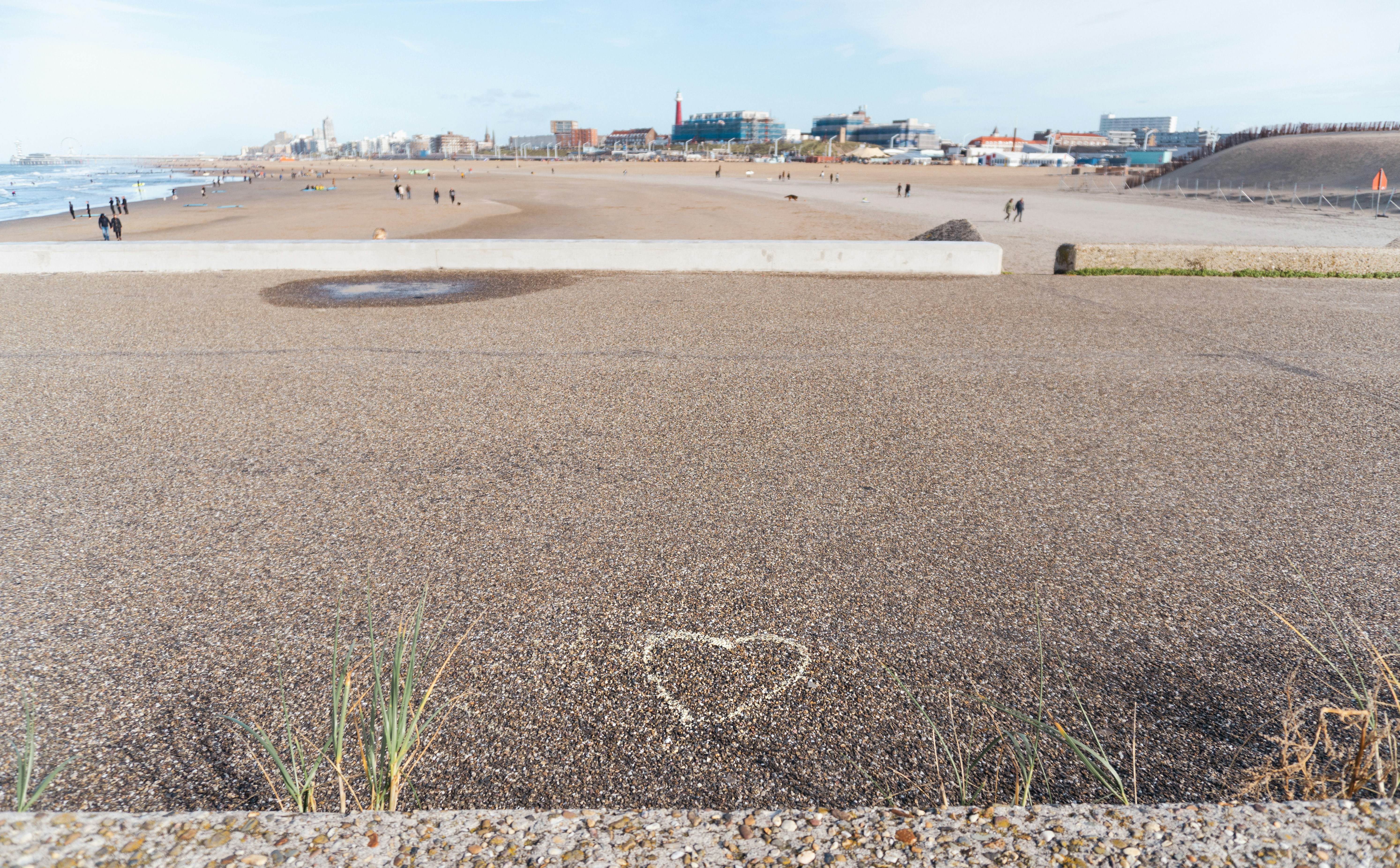 A large flat area with a hole in it photo – Free Scheveningen Image on ...