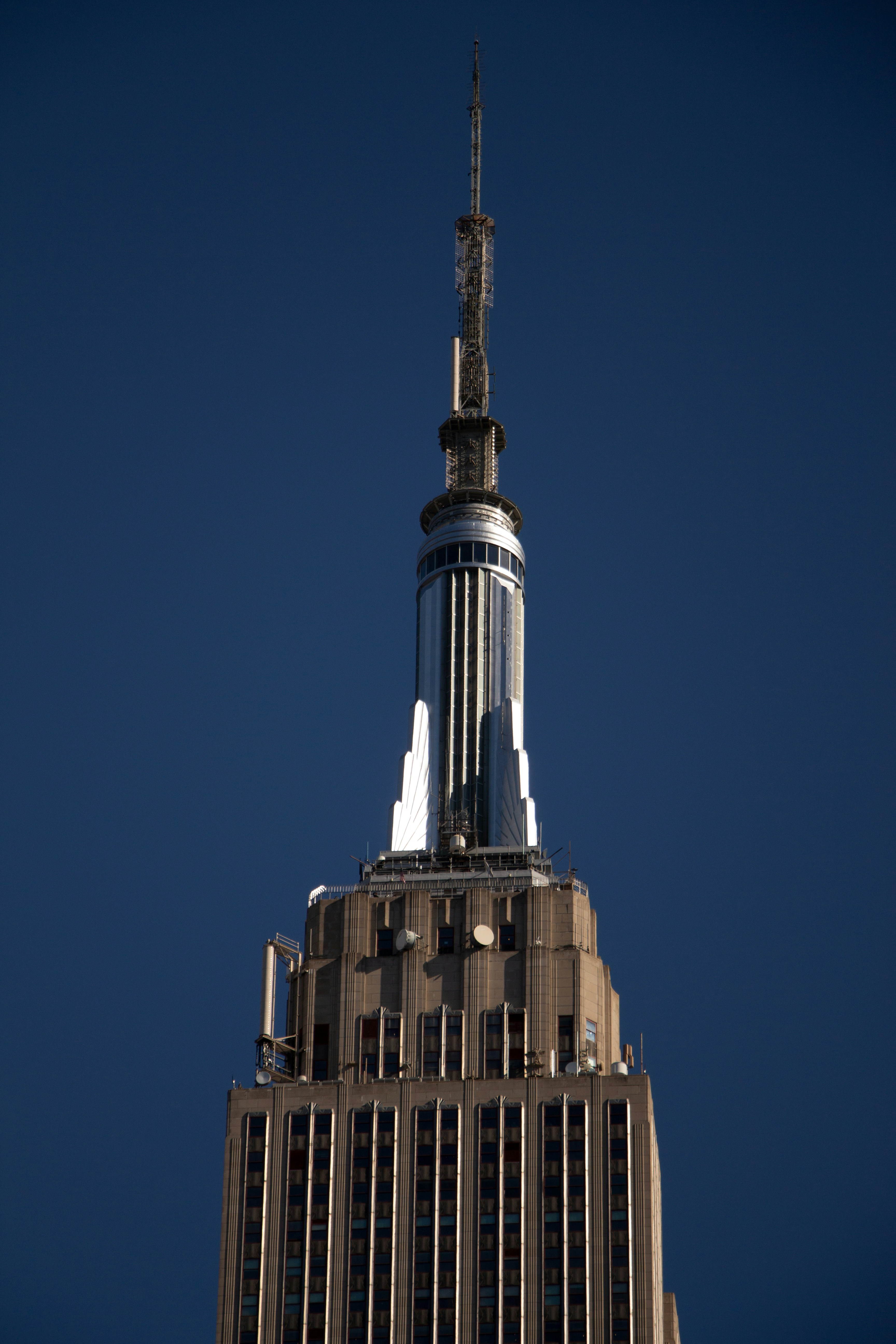 Empire State Building Top Close Up