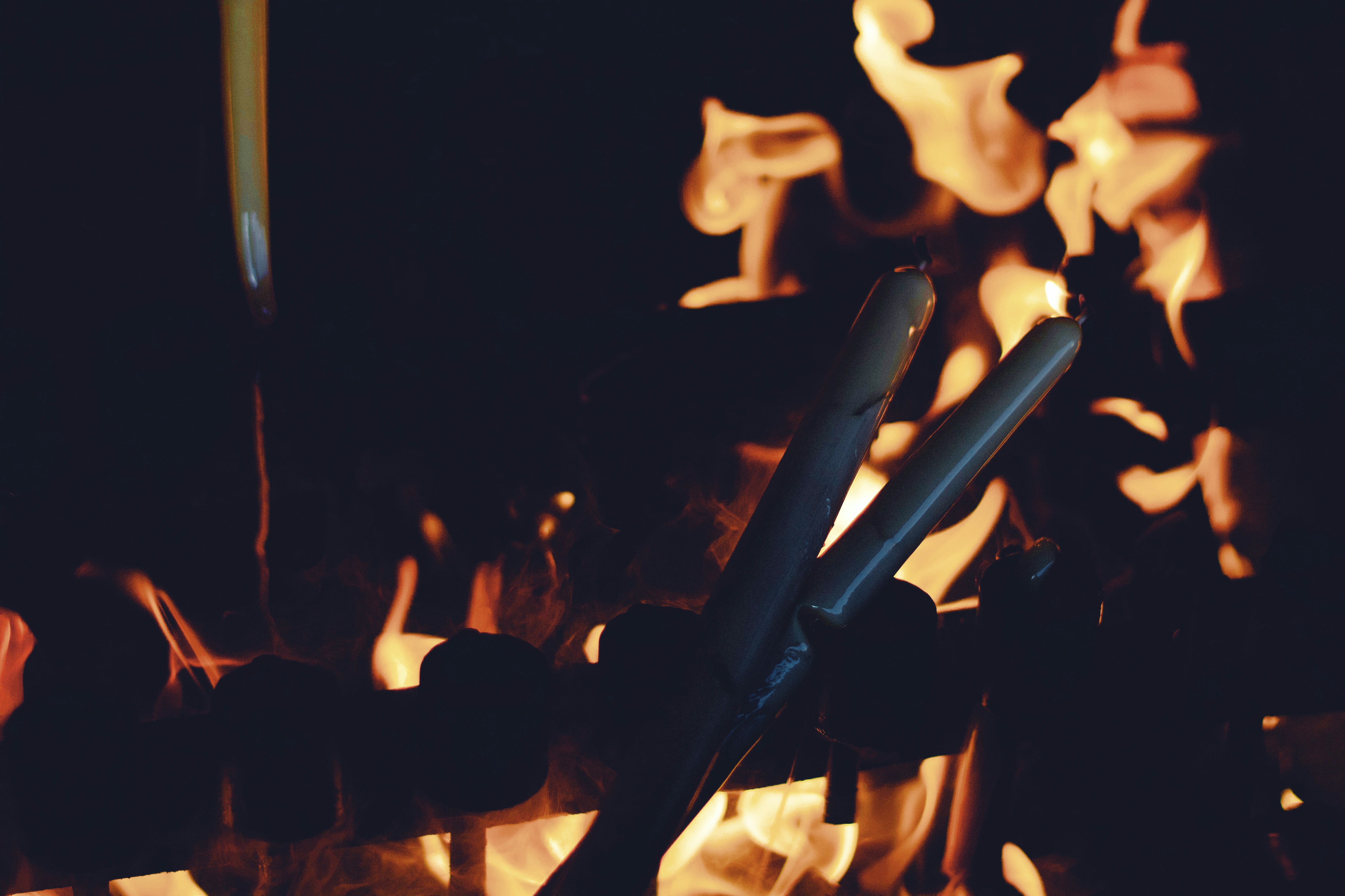 A group of sticks with flames photo – Free Portugal Image on Unsplash