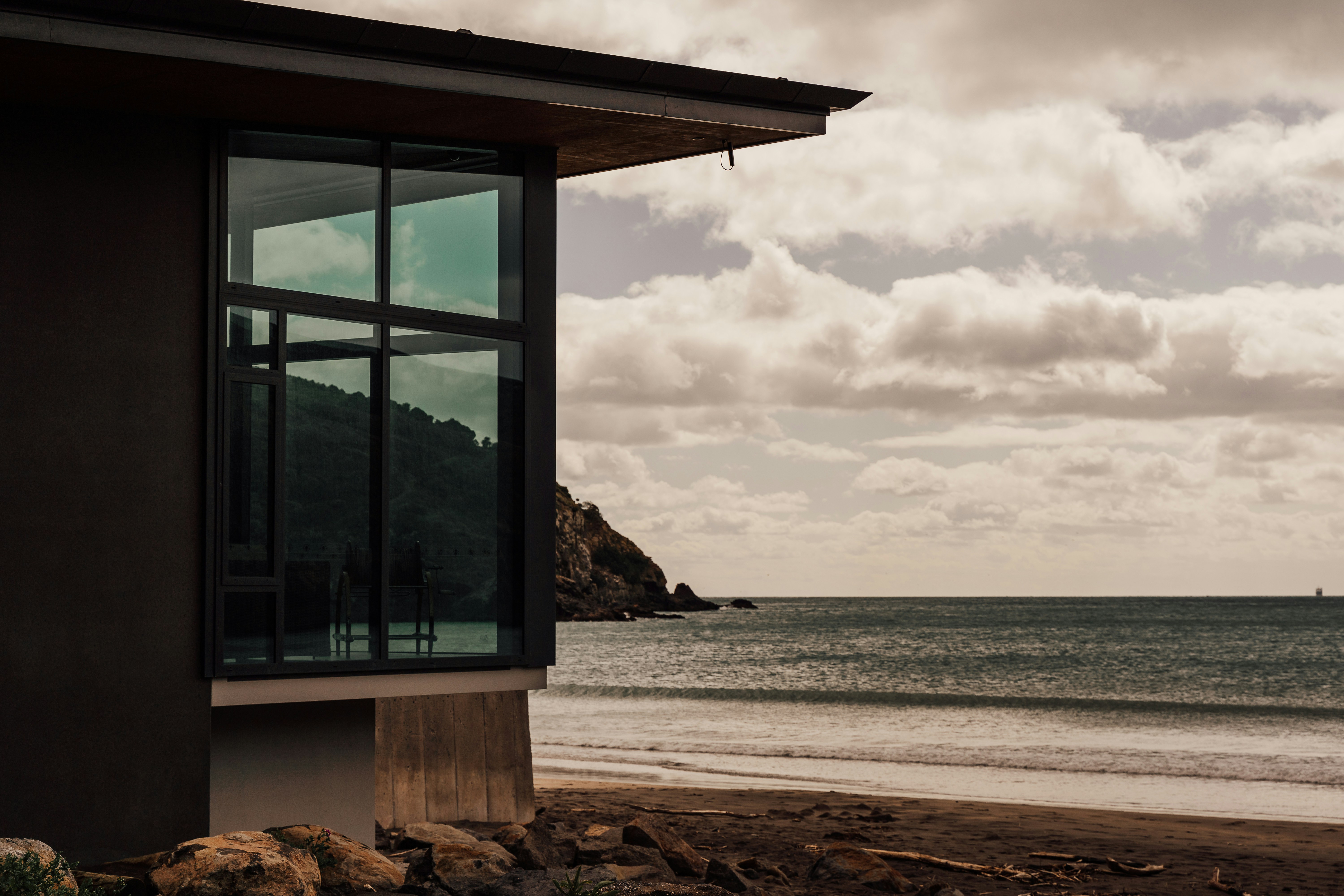 Coastal Reflection: A Modern Retreat