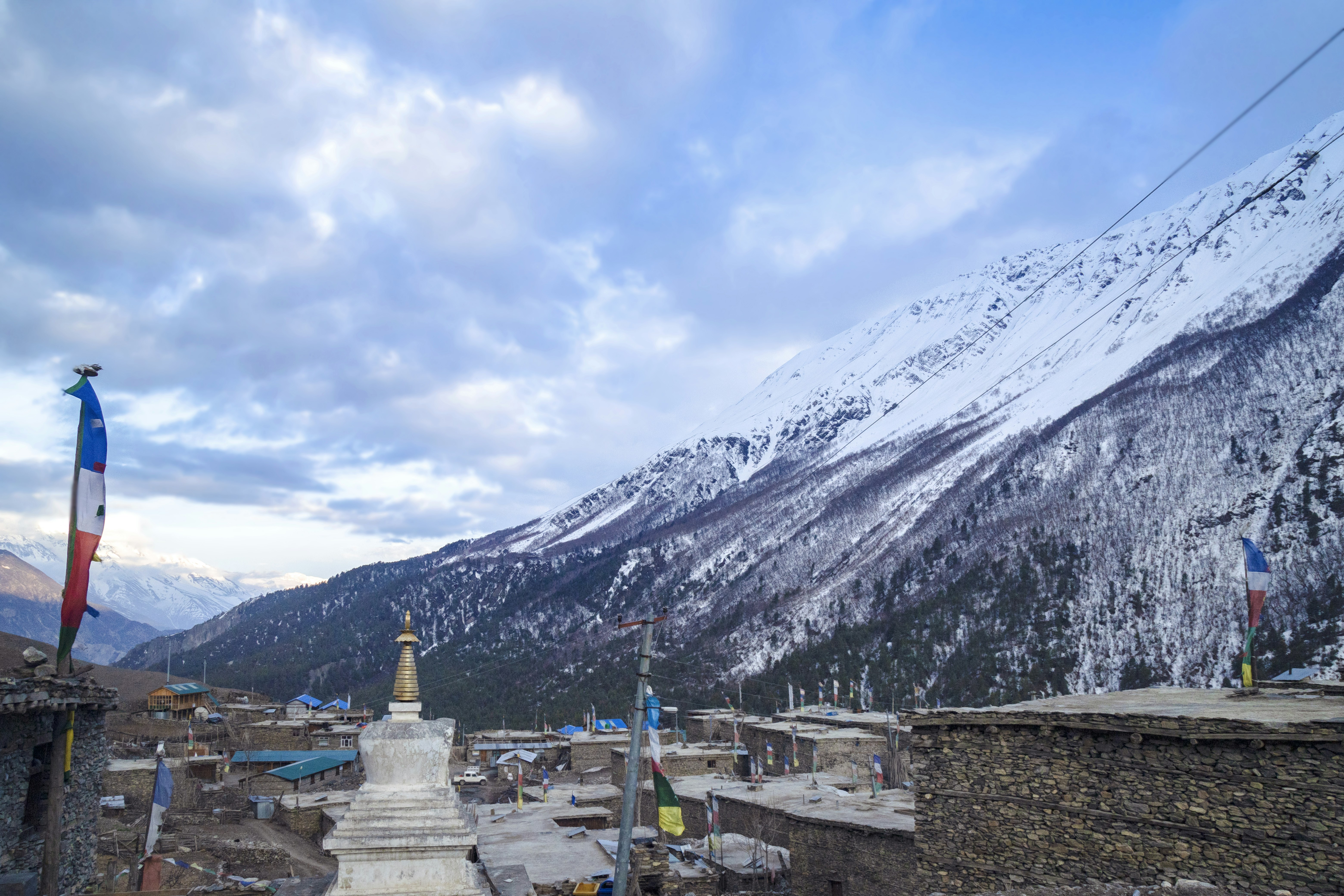 A mountain with snow photo – Free Manang Image on Unsplash
