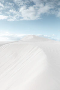 Cerulean Sky over the Silent Dune Spine