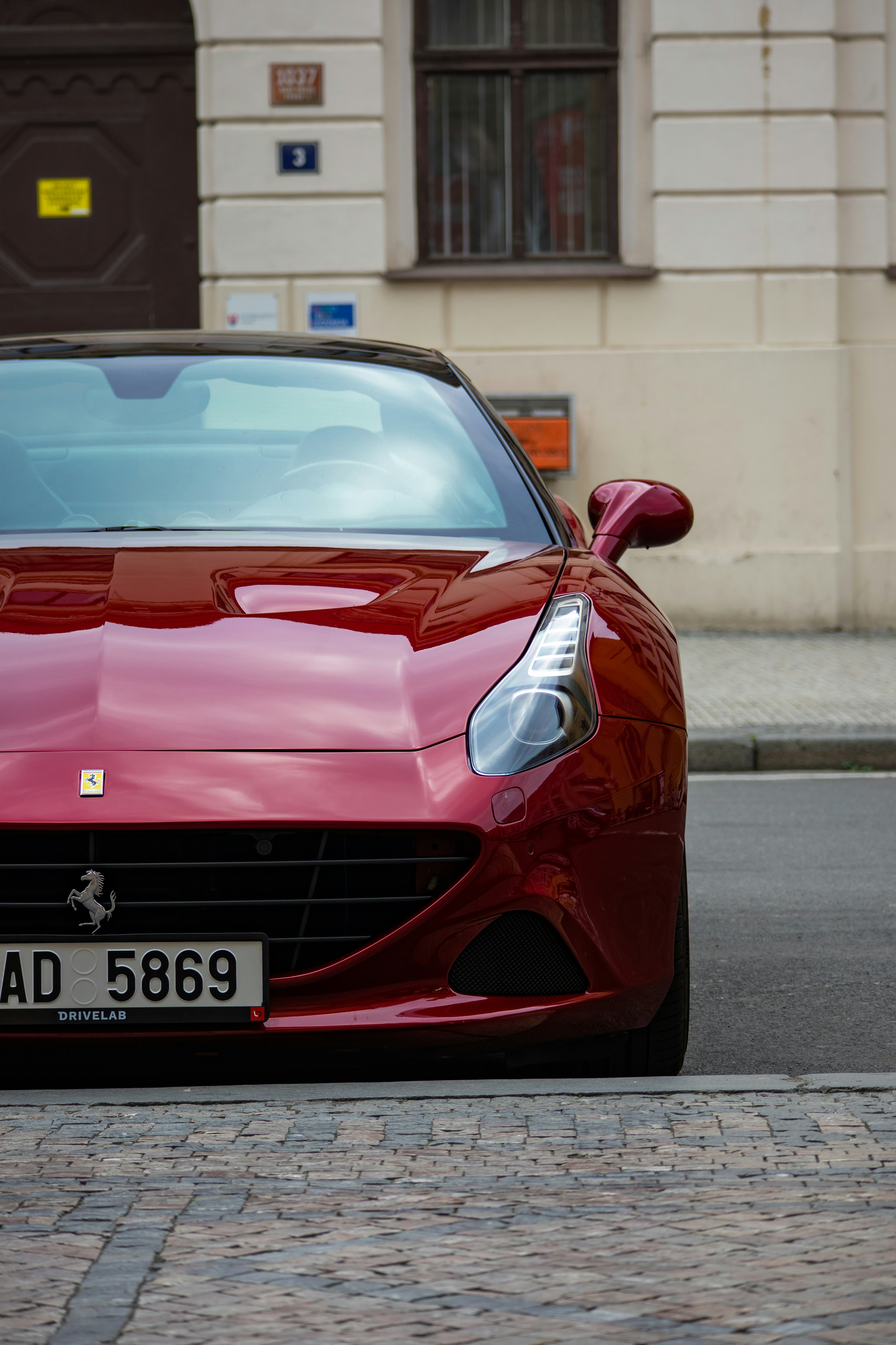 Crimson Stallion at the Street Edge