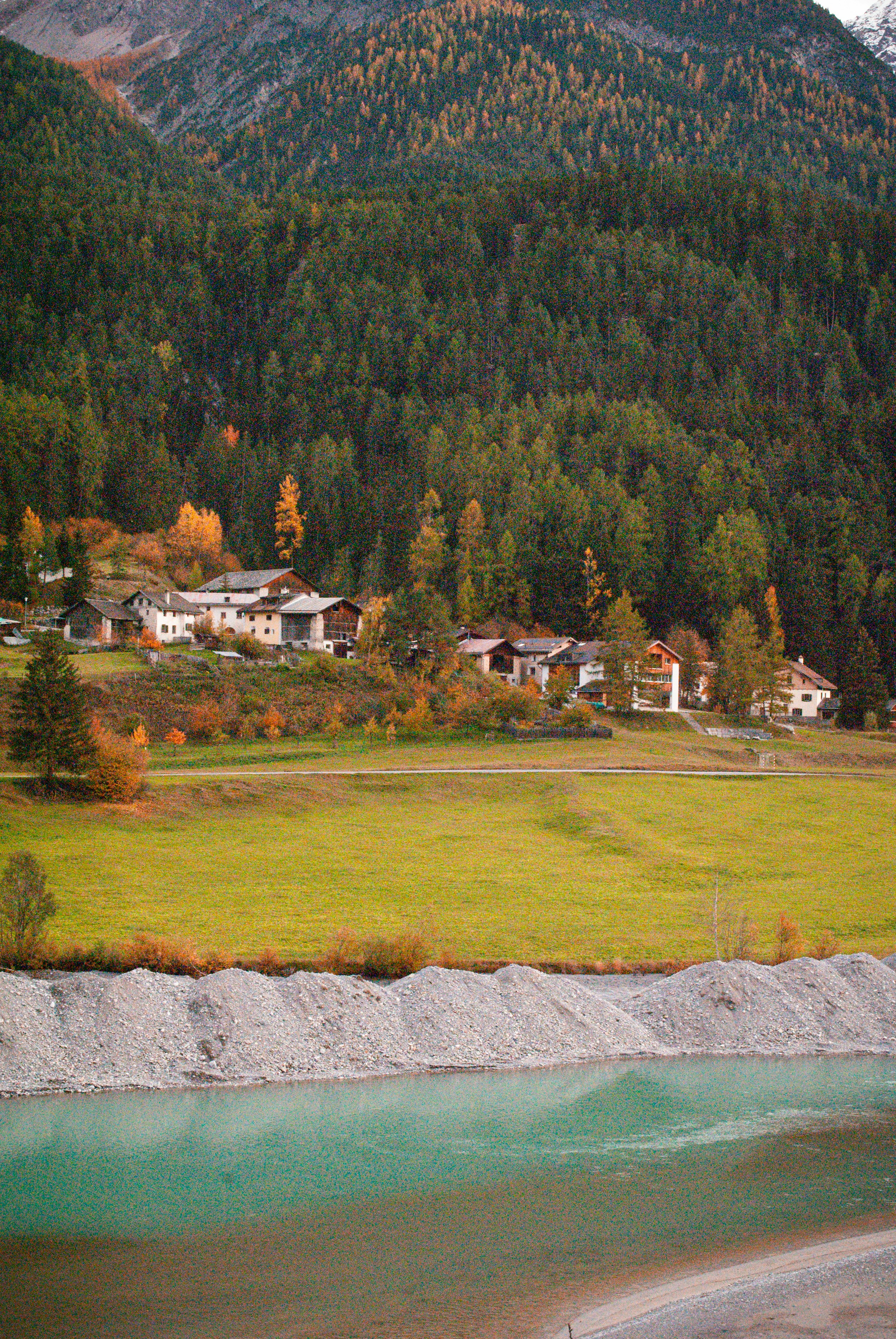 Autumn Serenity: A Tranquil Alpine Retreat