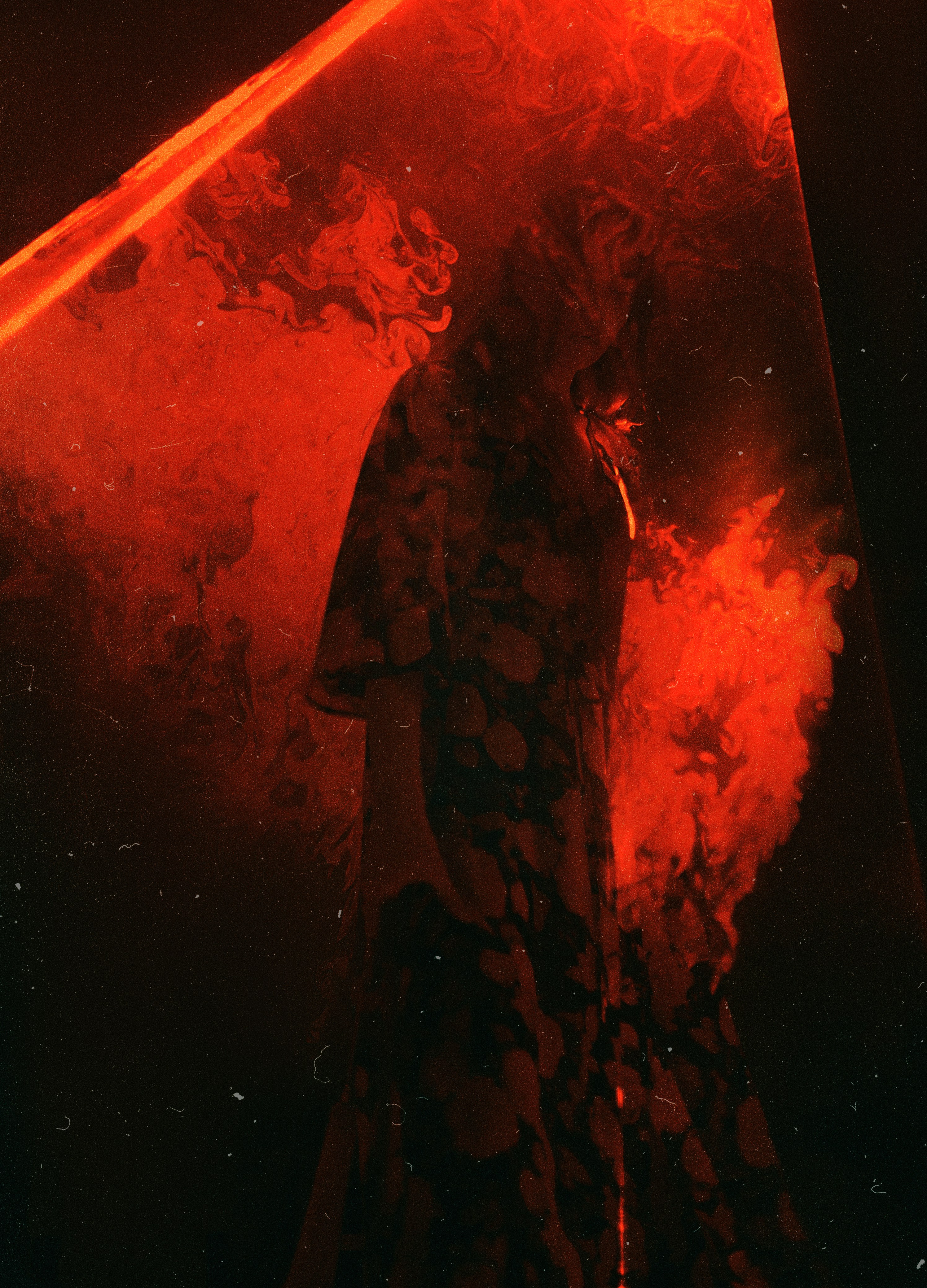 A close-up of a burning red and white explosion photo – Free ...