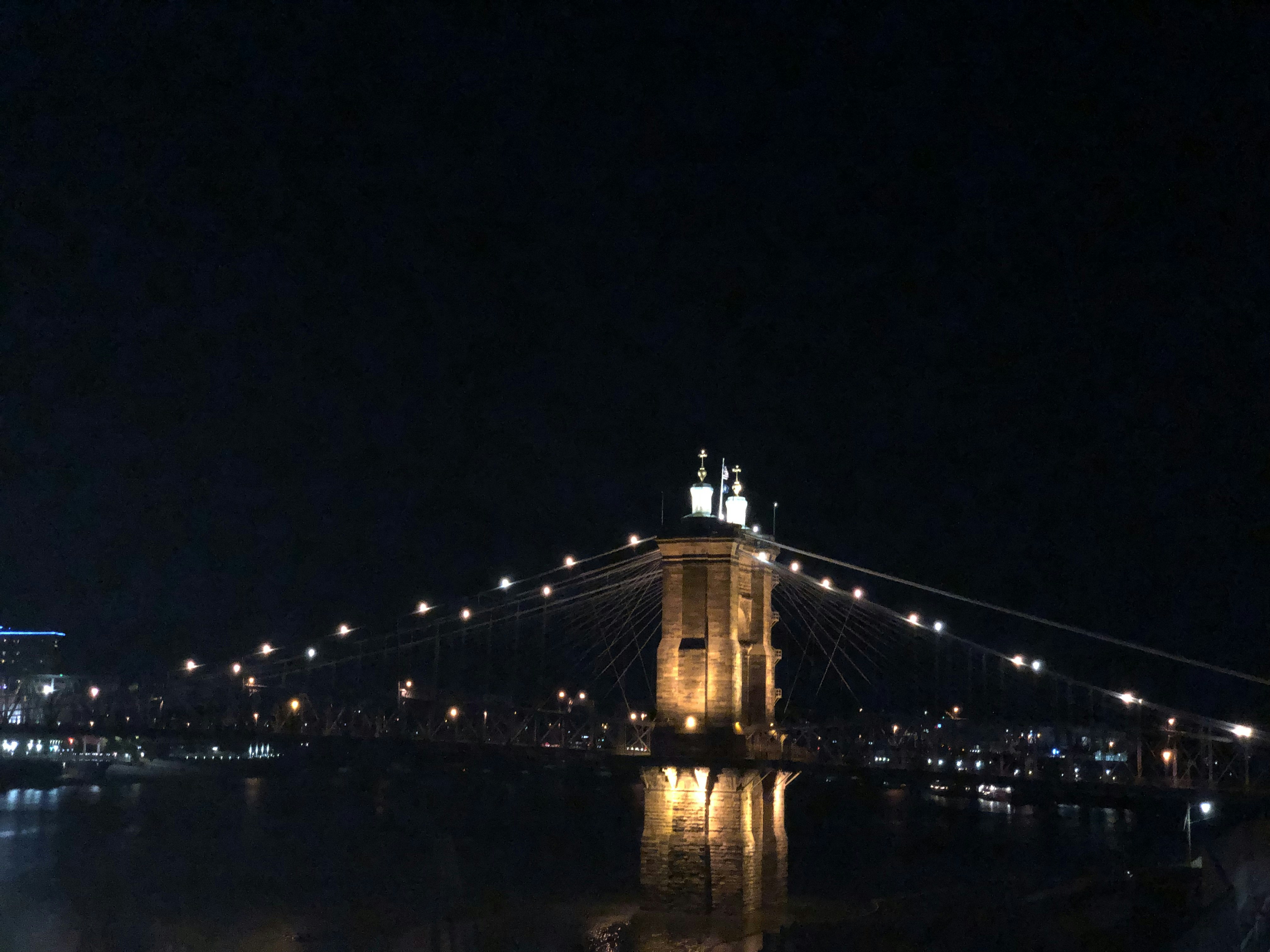 Illuminated Majesty Over the River