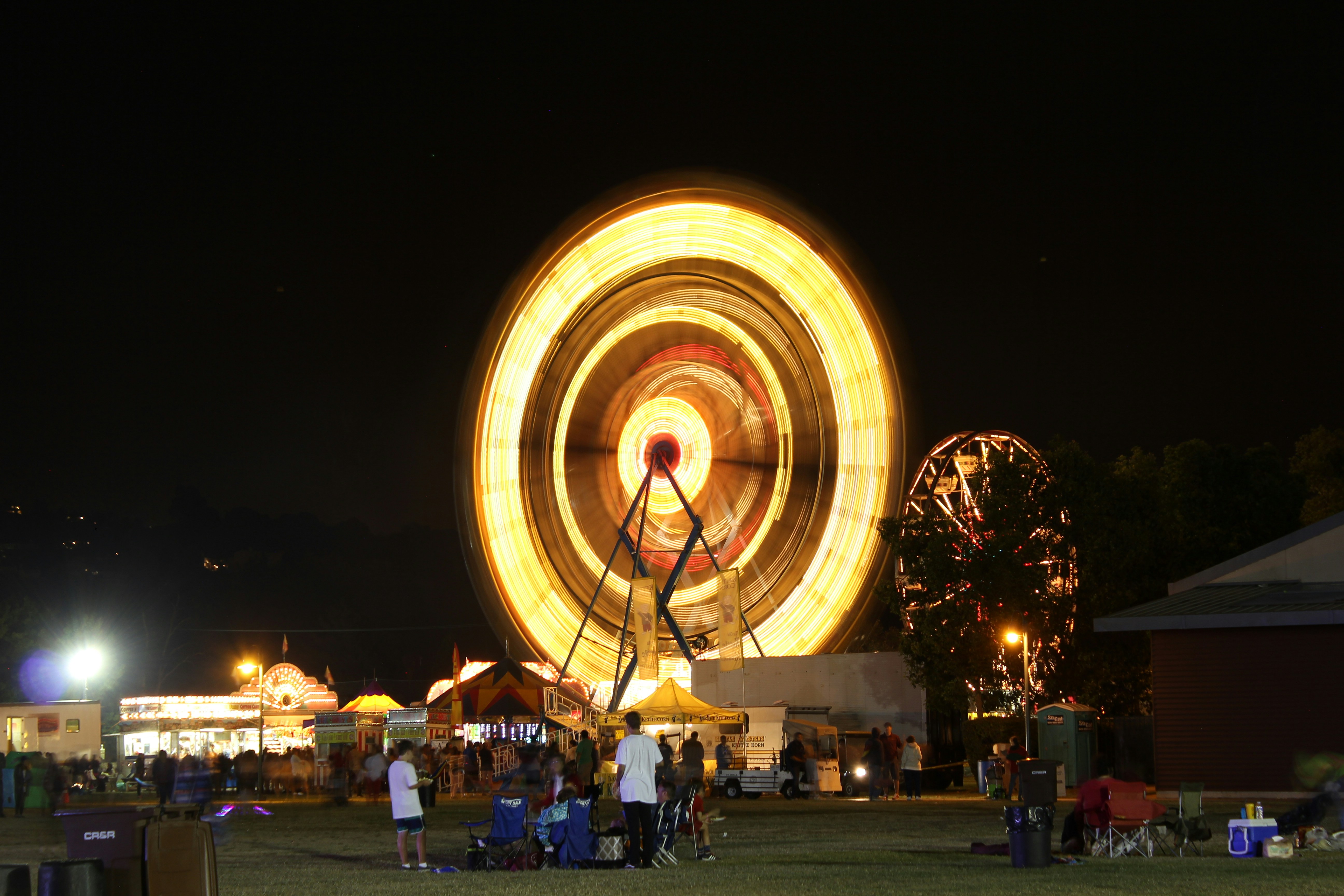 Whirling Lights of the Night Fair
