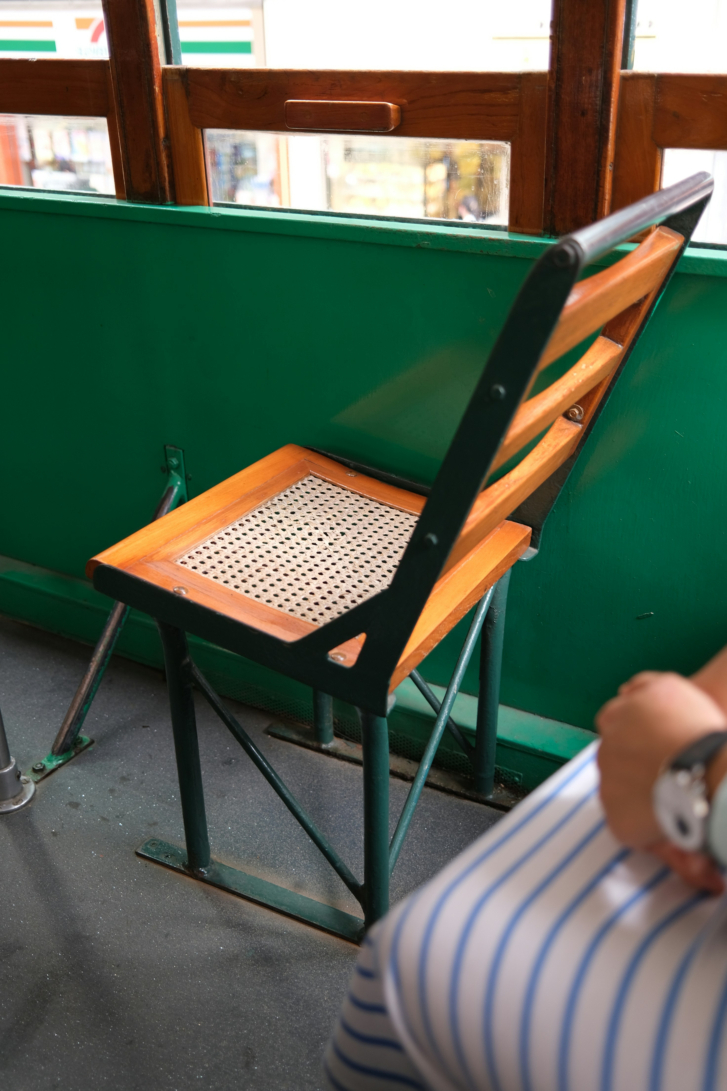 a person sitting in a chair