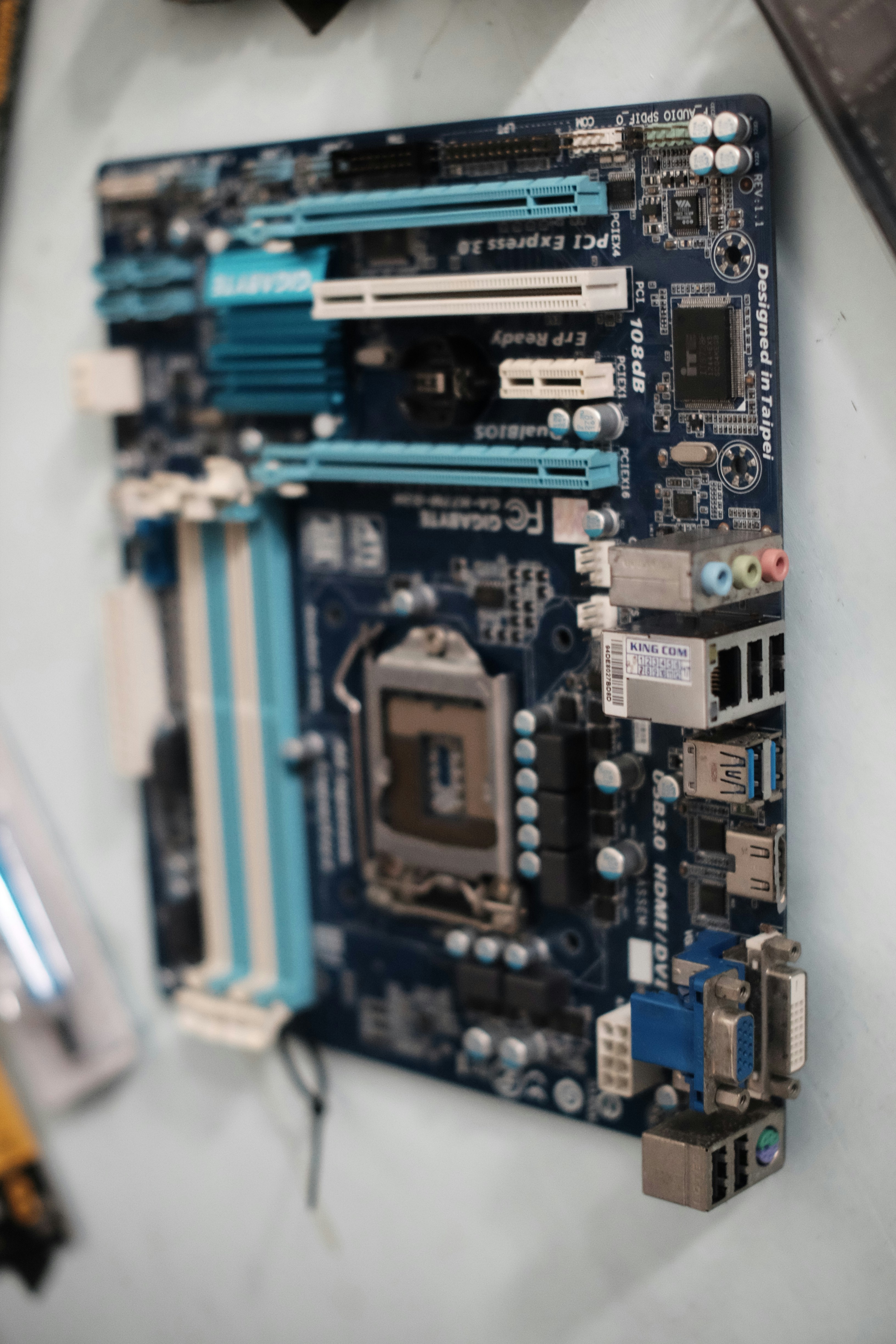 Blueprint of Connectivity: A Motherboard's Intricate Design