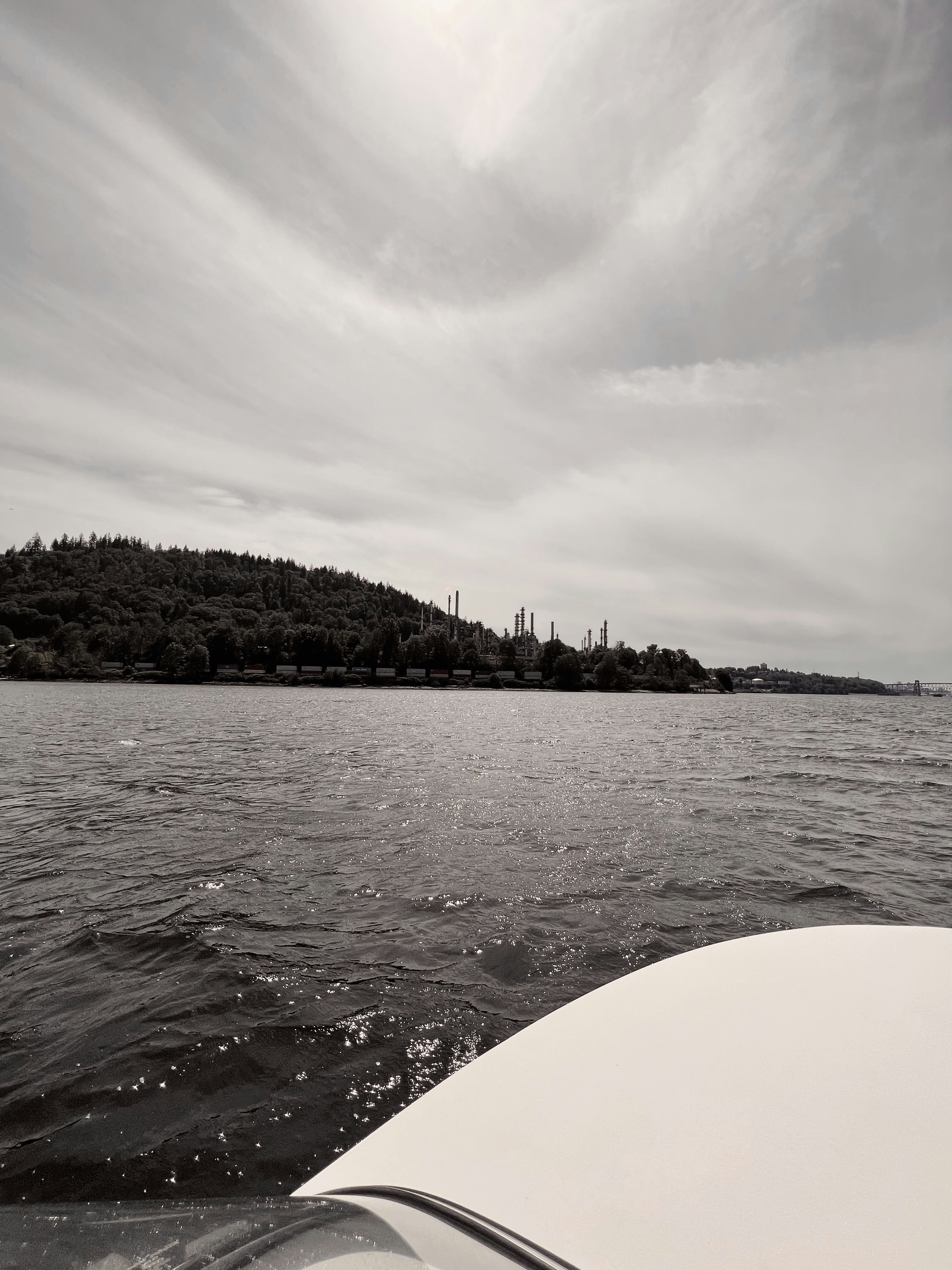 a boat on the water