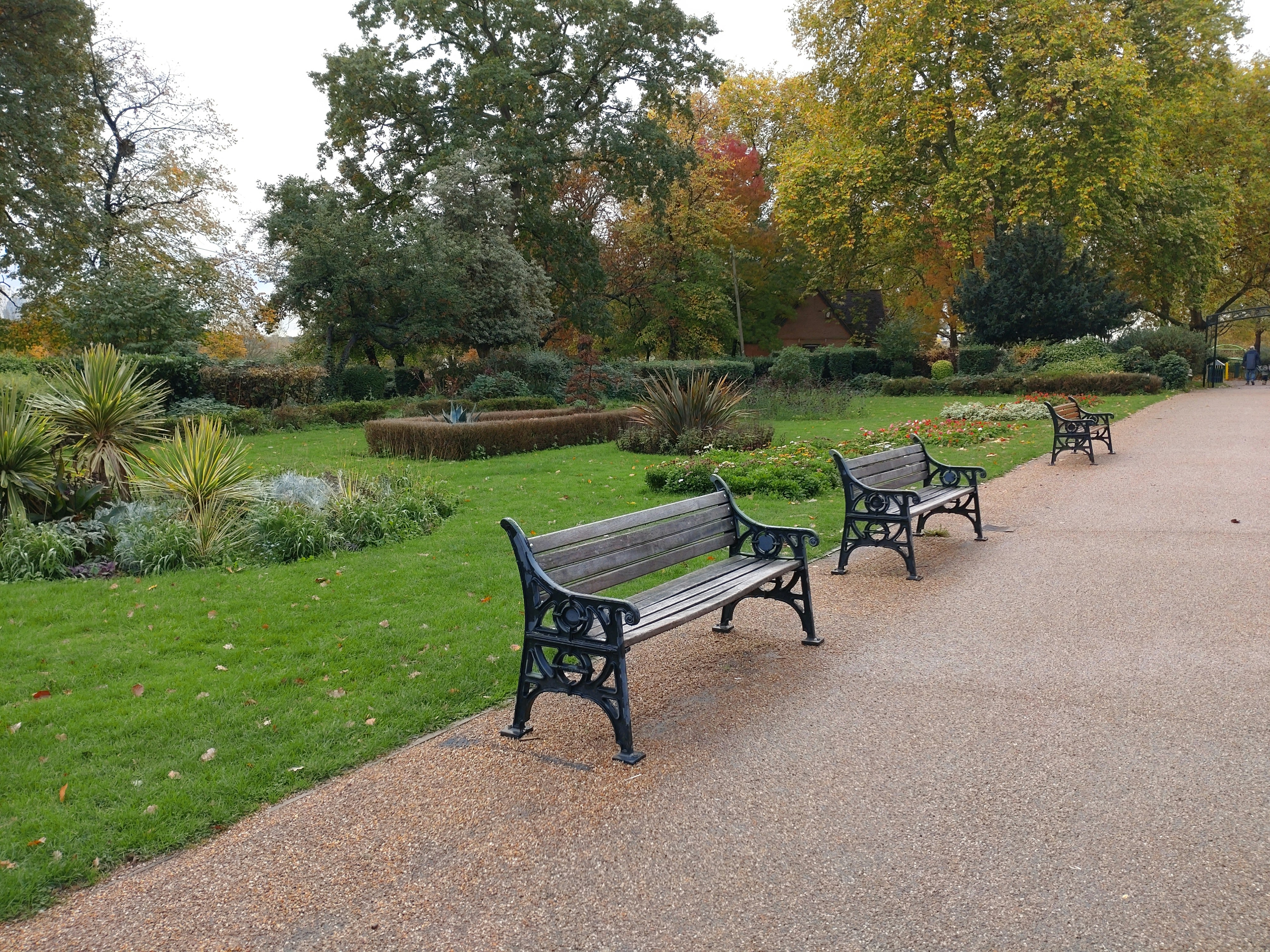 A group of benches sit unoccupied photo – Free Furniture Image on Unsplash