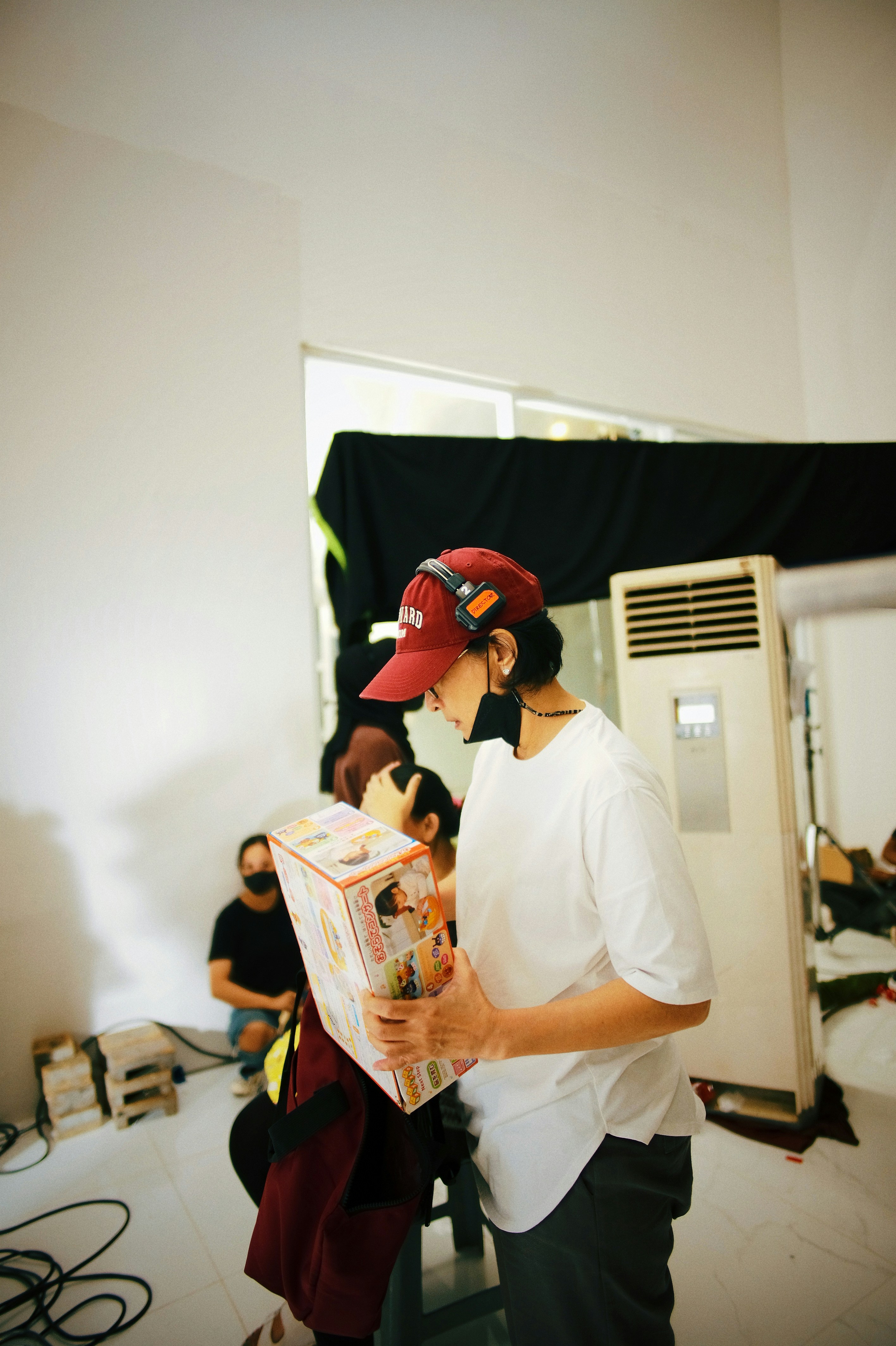 Unboxing in a Quiet Studio: A Candid Moment