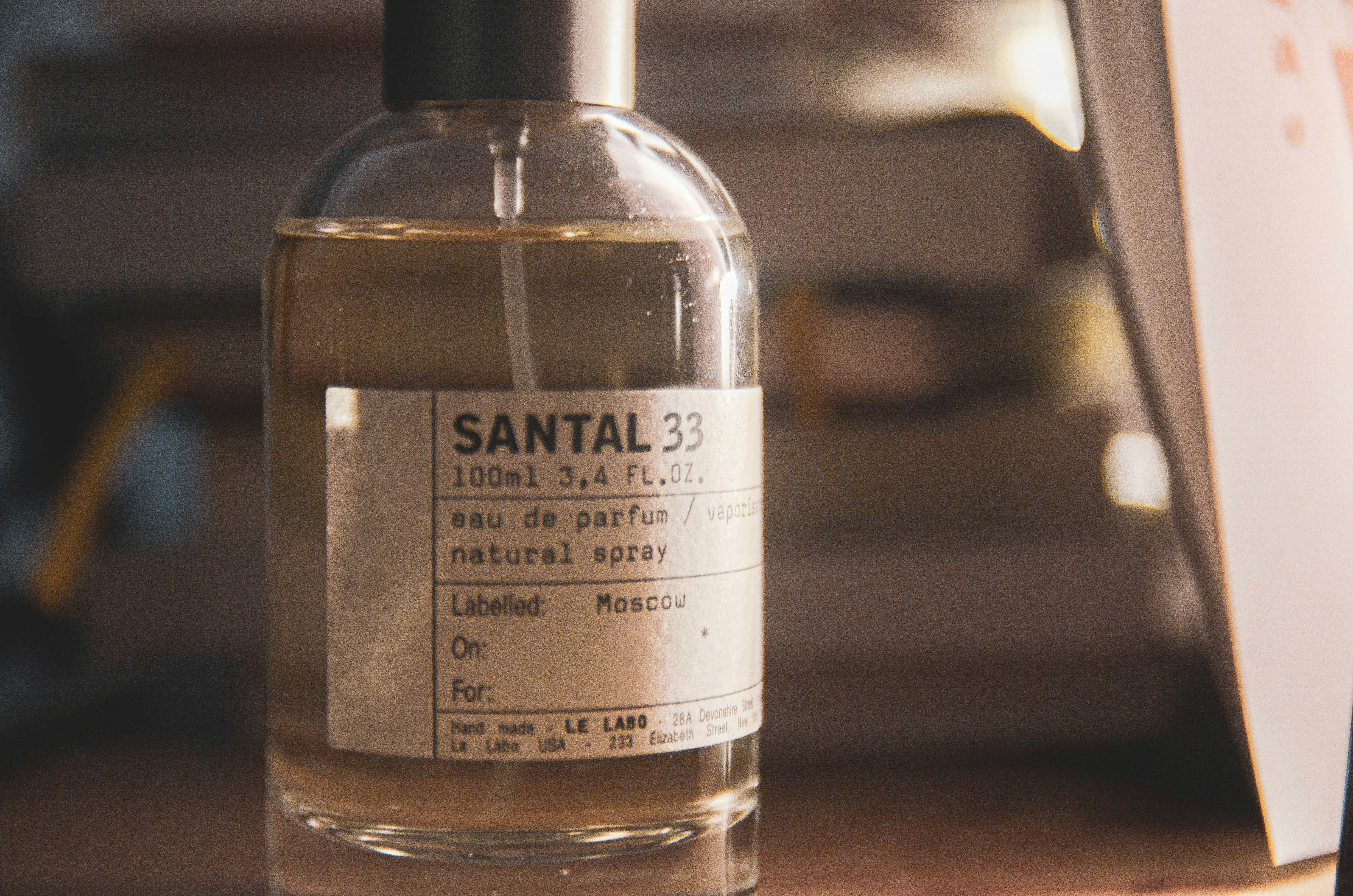 a bottle of perfume