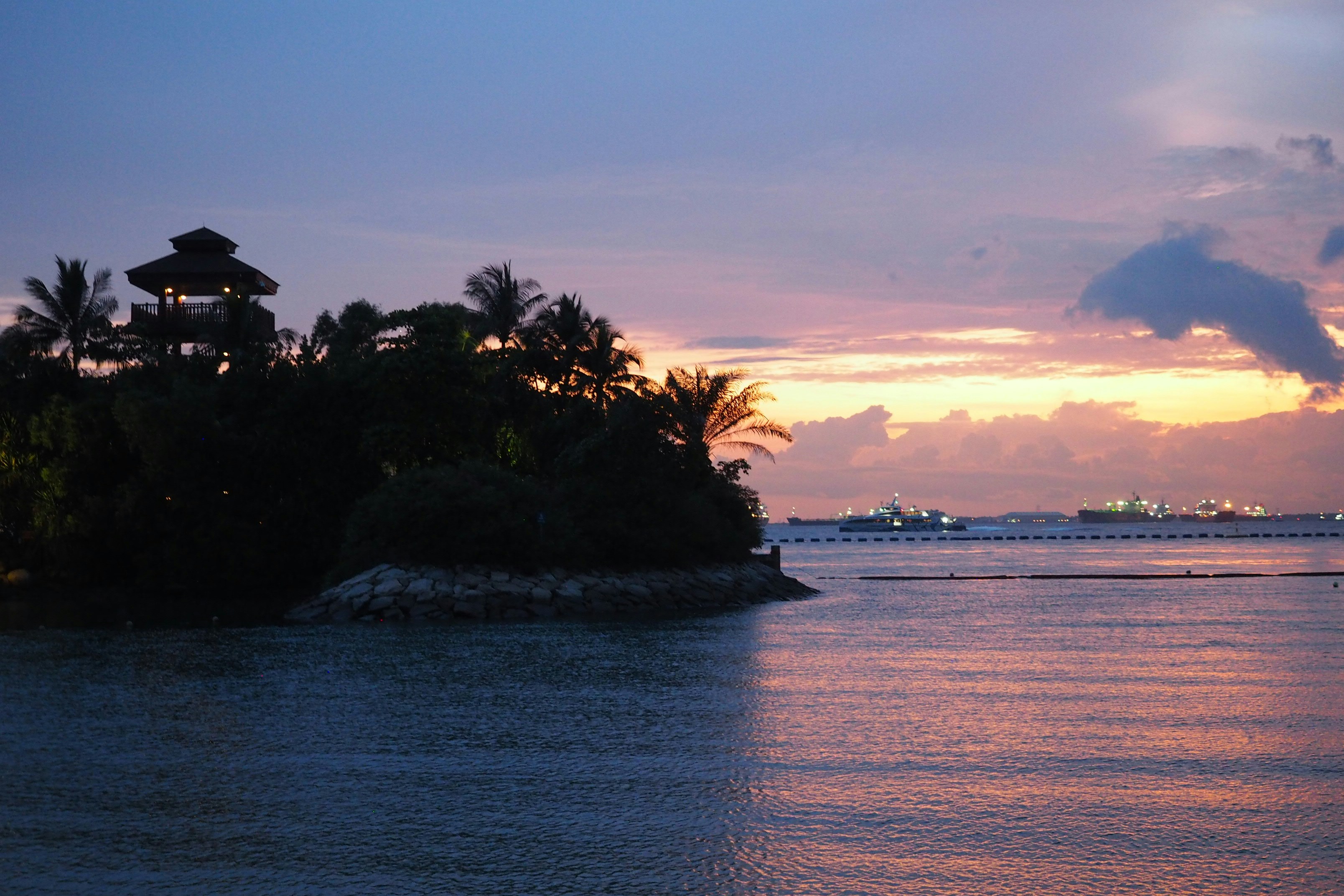 Sentosa Beach Sunset