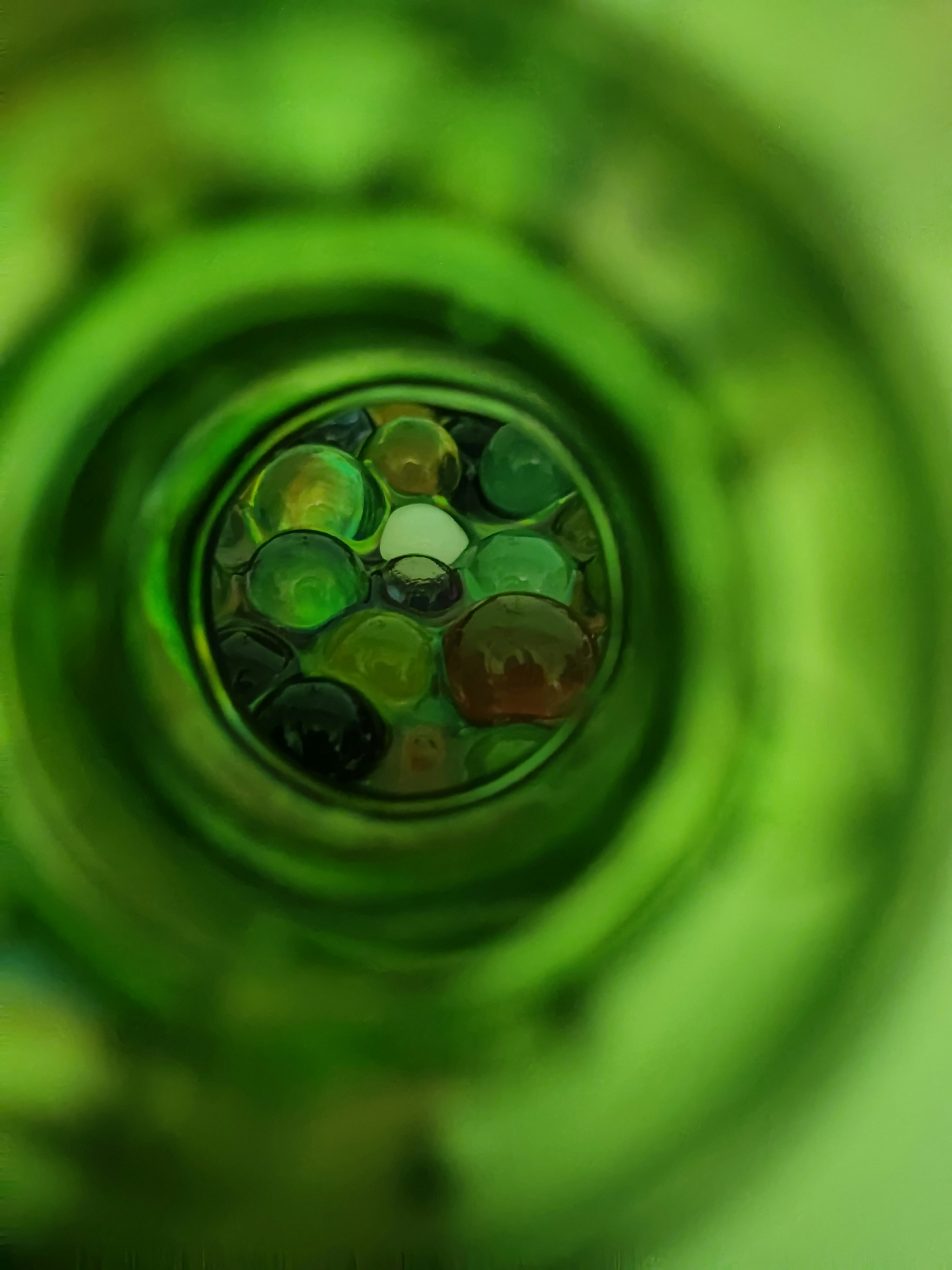 A close up of a drop of water photo – Free Green Image on Unsplash