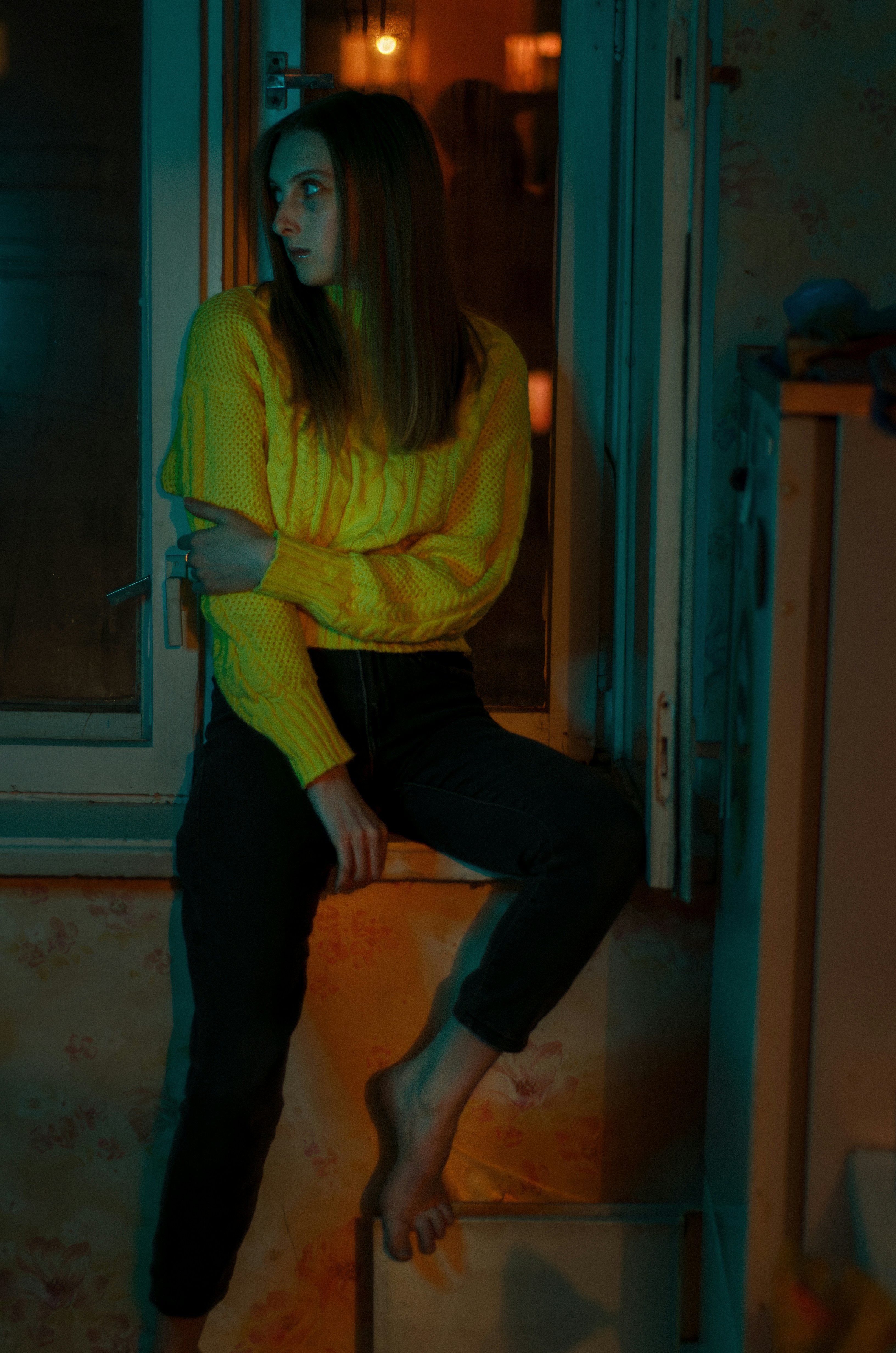 a person posing for a picture