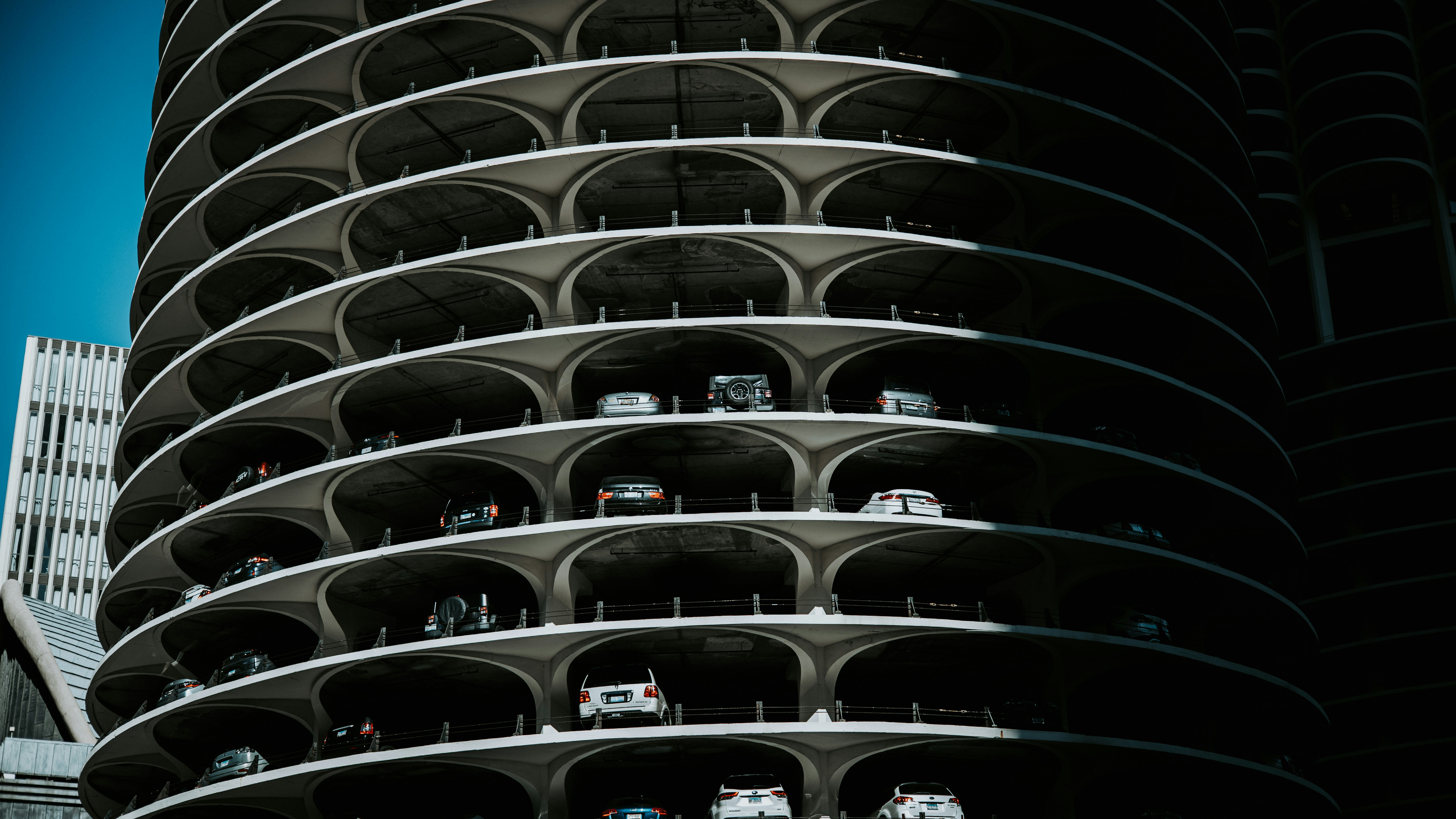 Circular Helix: A Parking Garage Reaching for the Sky