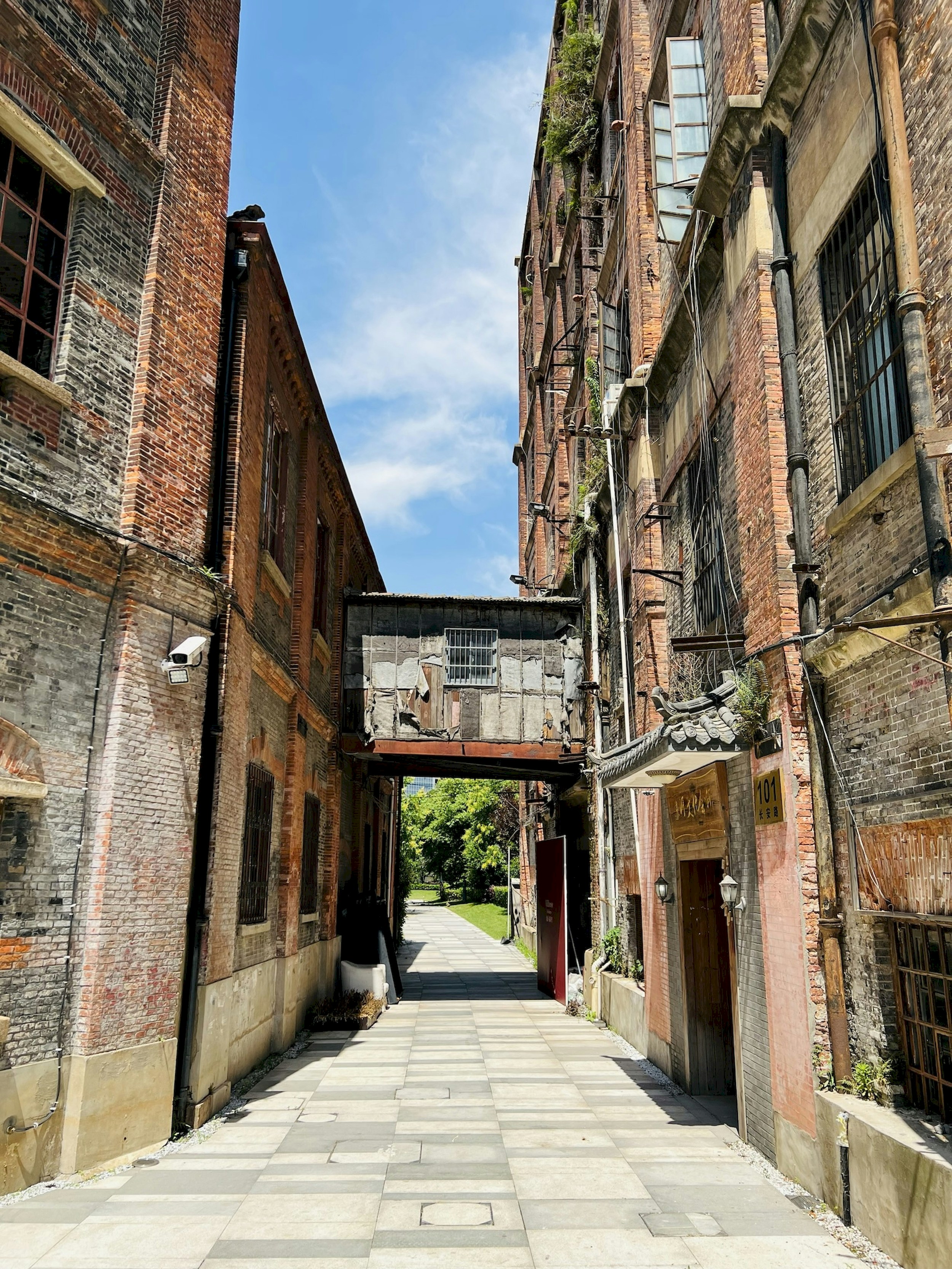 Old Brick Building Alley