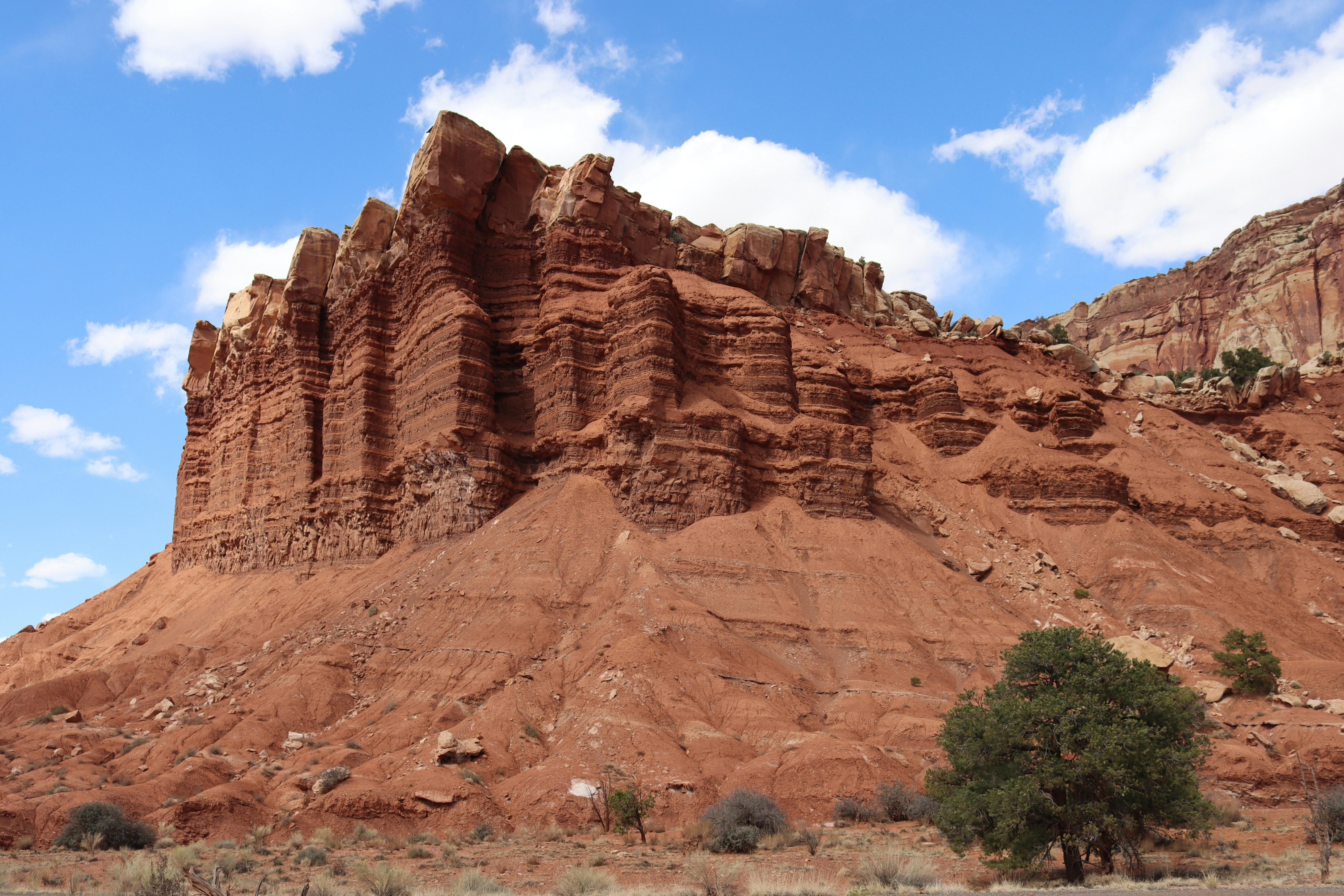 A large red rock formation photo – Free Capitol reef national park ...