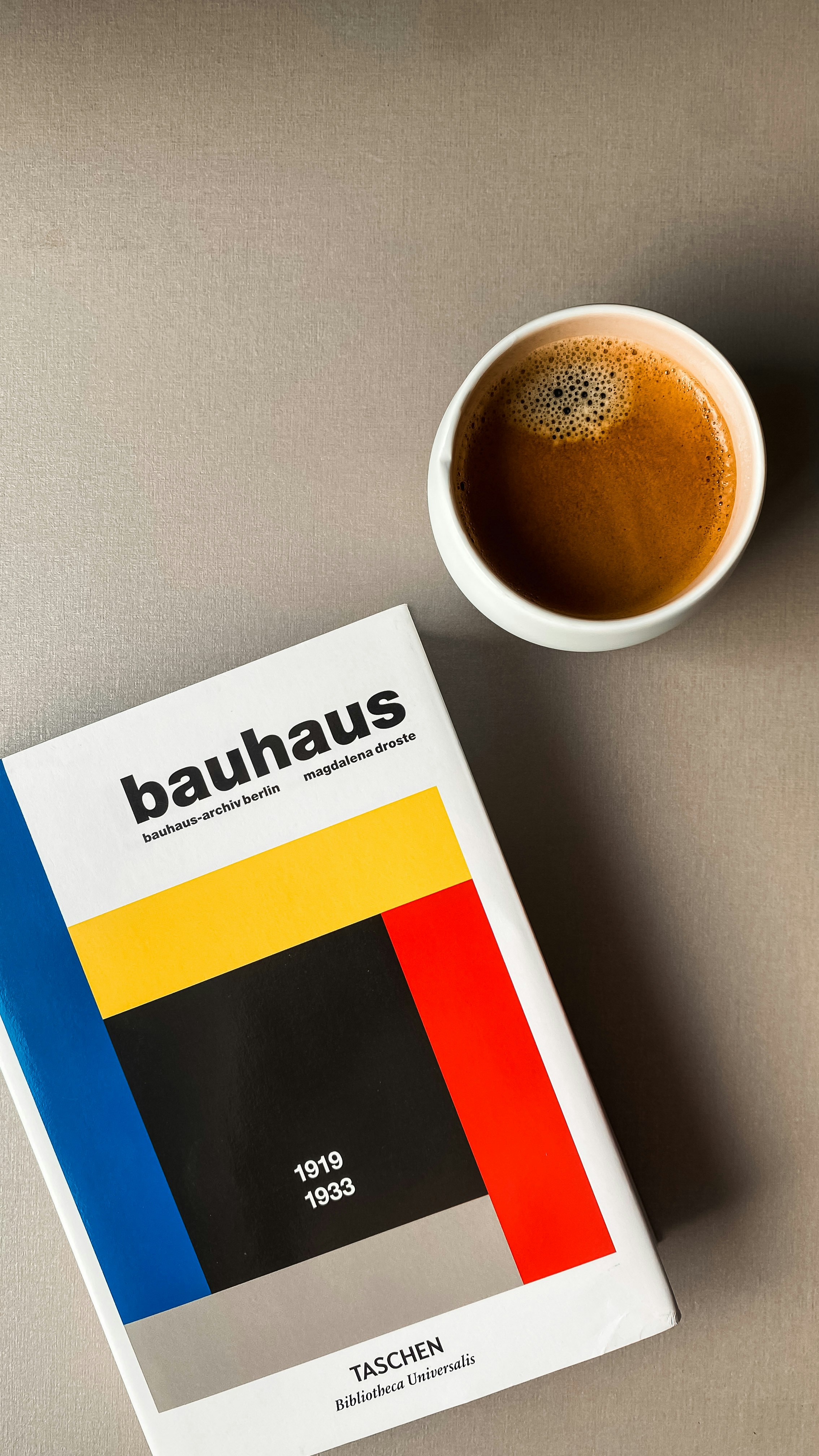 Espresso and Bauhaus: Quiet Geometry on a Neutral Surface