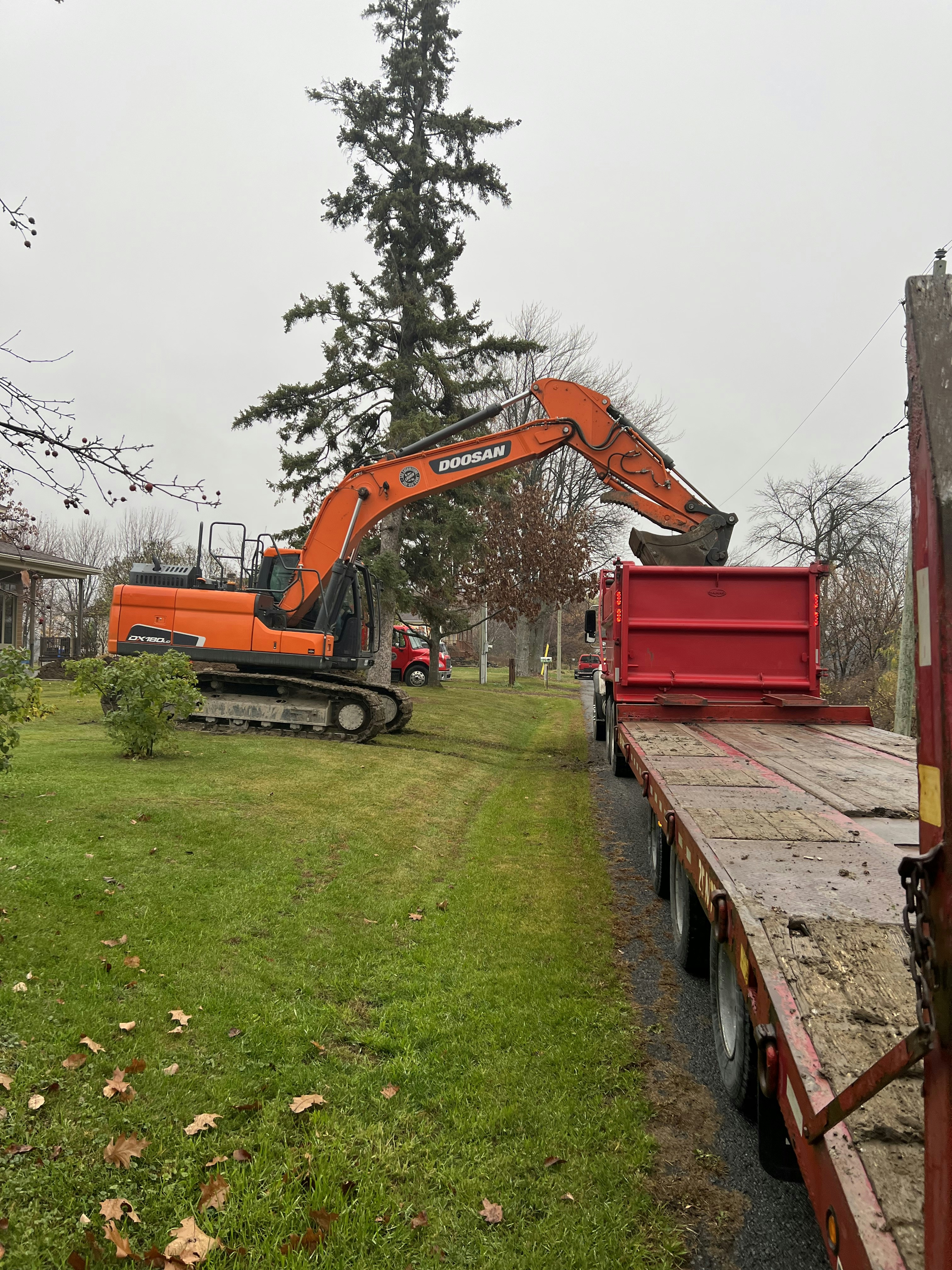 A large yellow machine with a red crane photo – Free Machine Image on ...